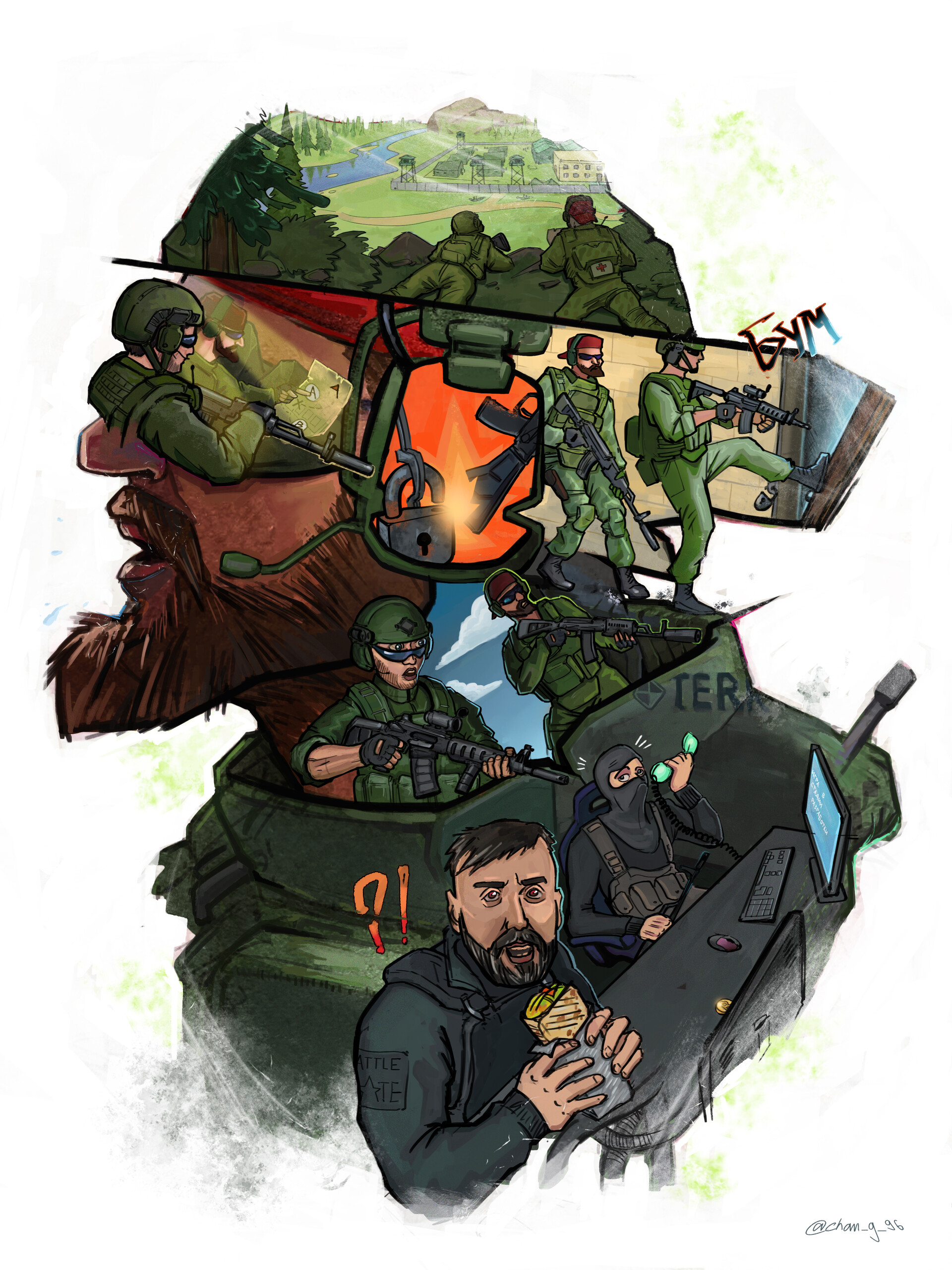 ArtStation - Escape from Tarkov Сompetitive Сomics