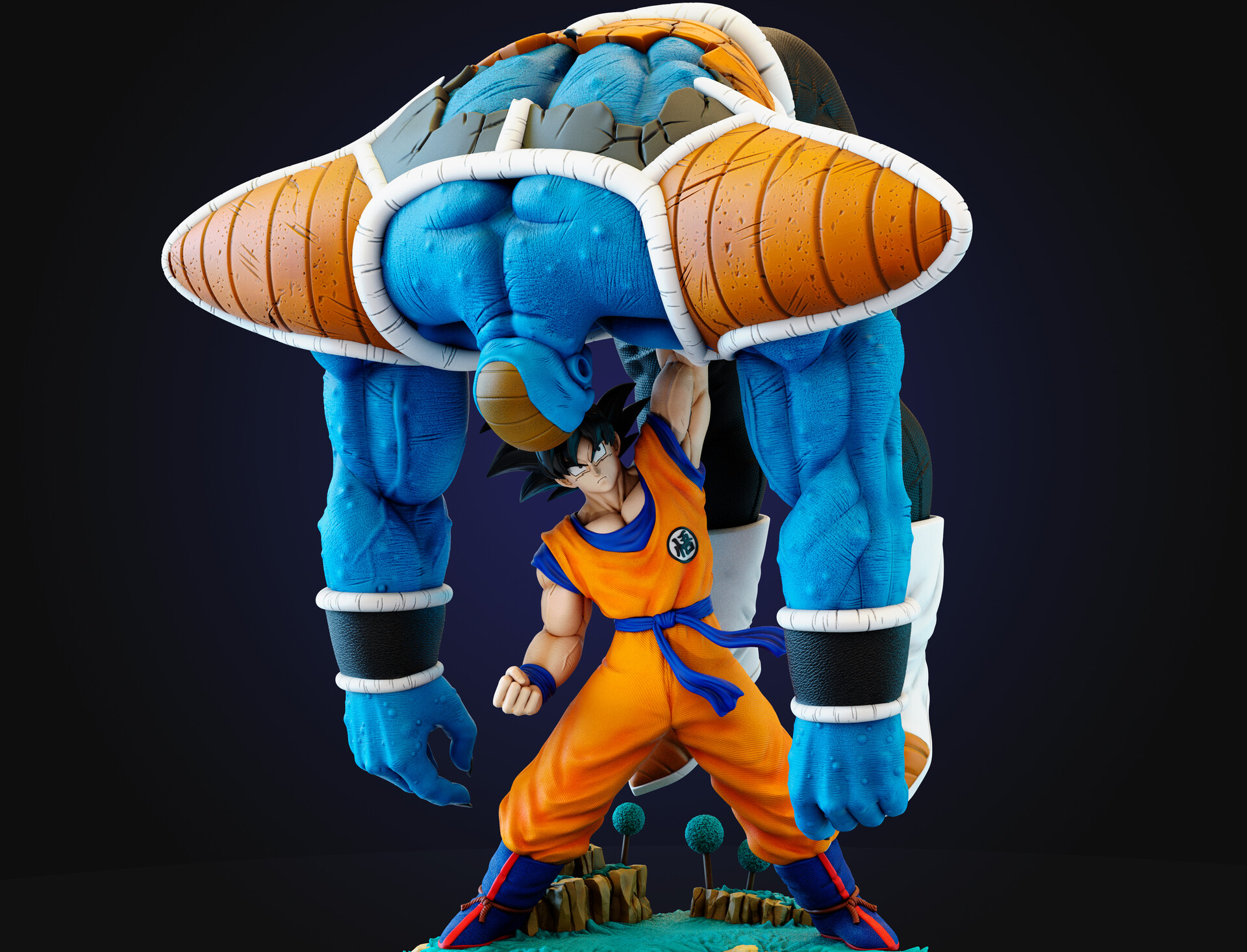 ArtStation - Goku Vs Burter