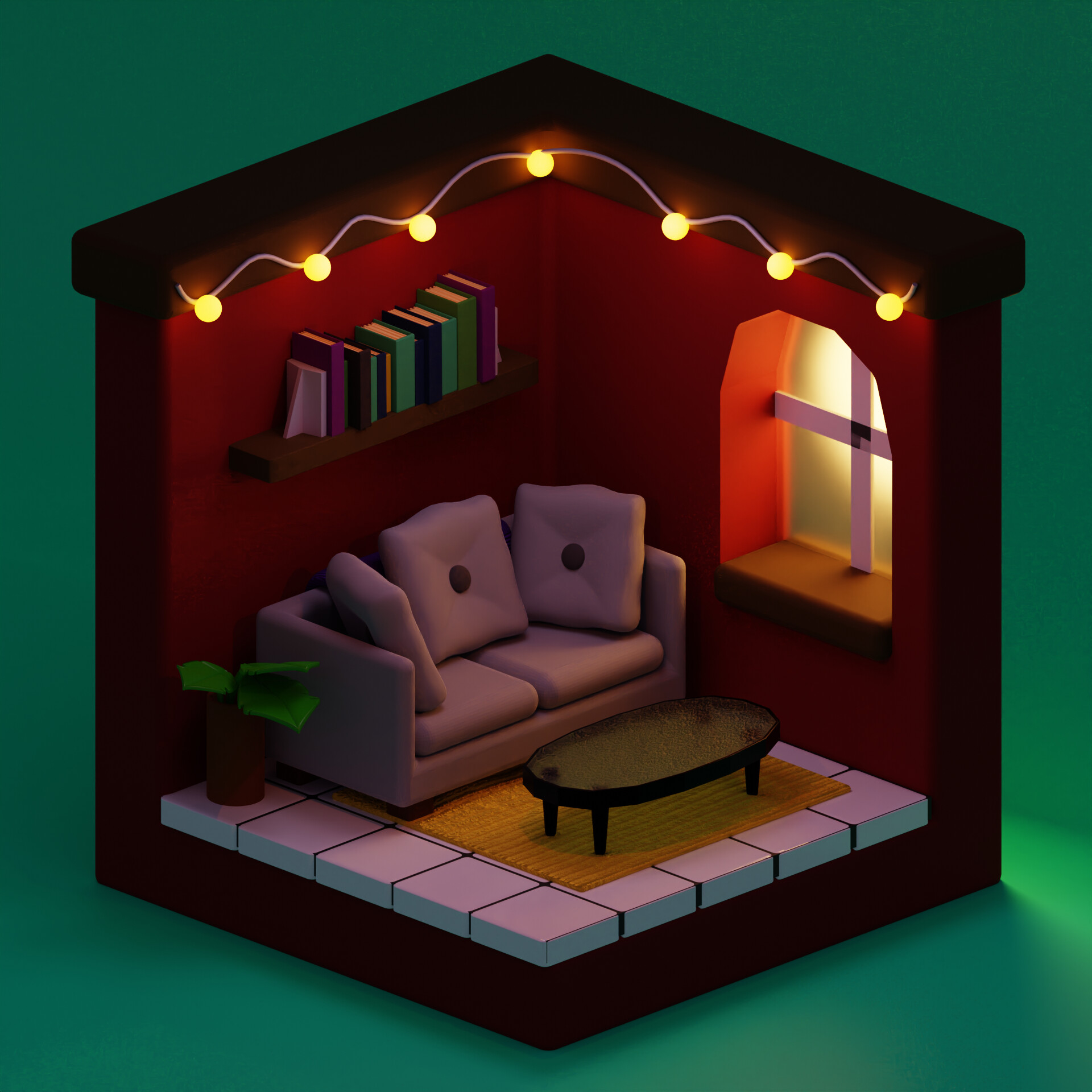 ArtStation - A Cozy Study