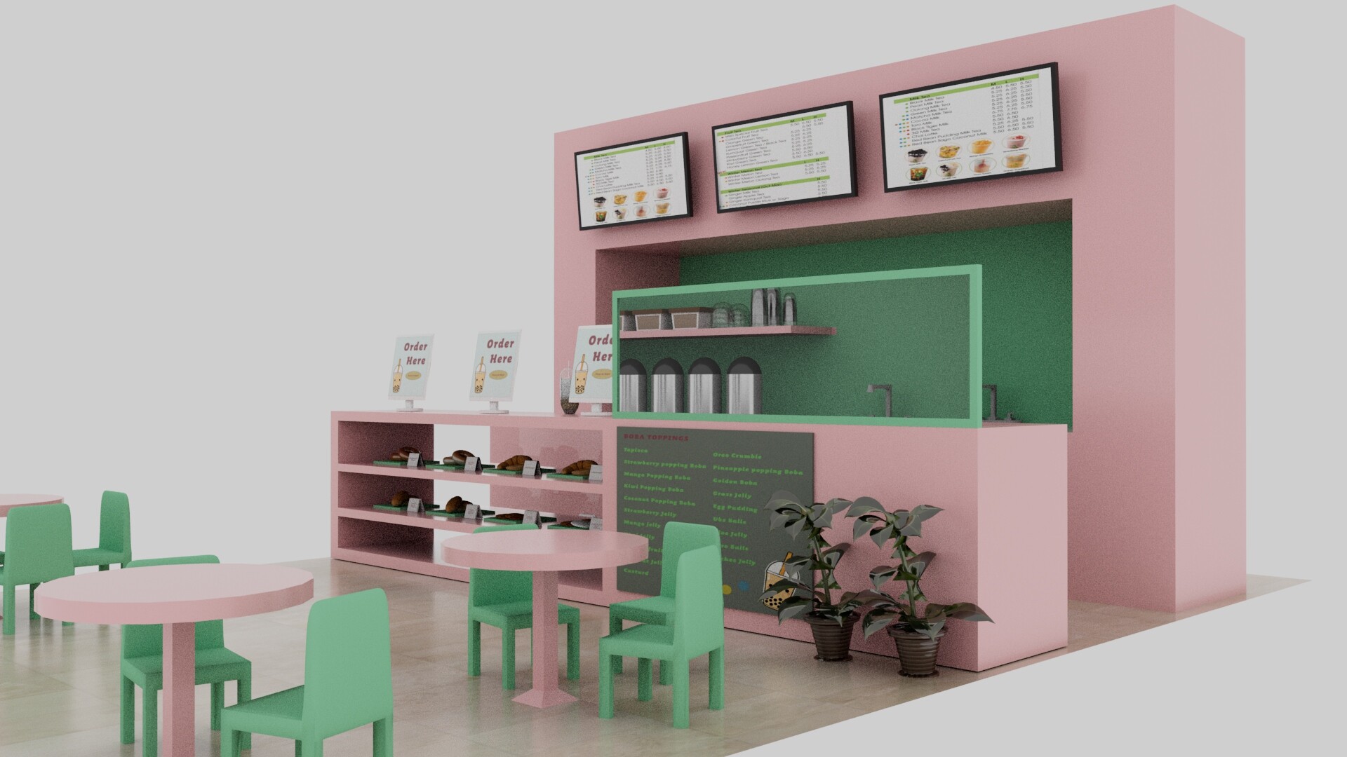 ArtStation - Boba Tea Shop pt.2