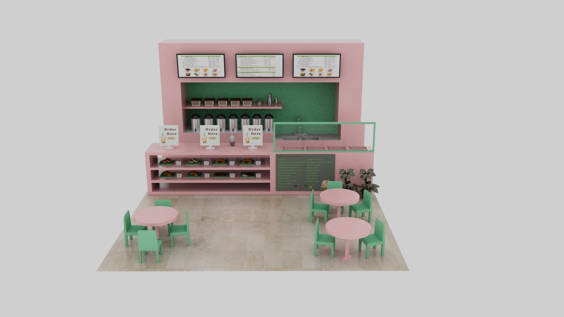 Xochi Art - Boba Tea Shop pt.2