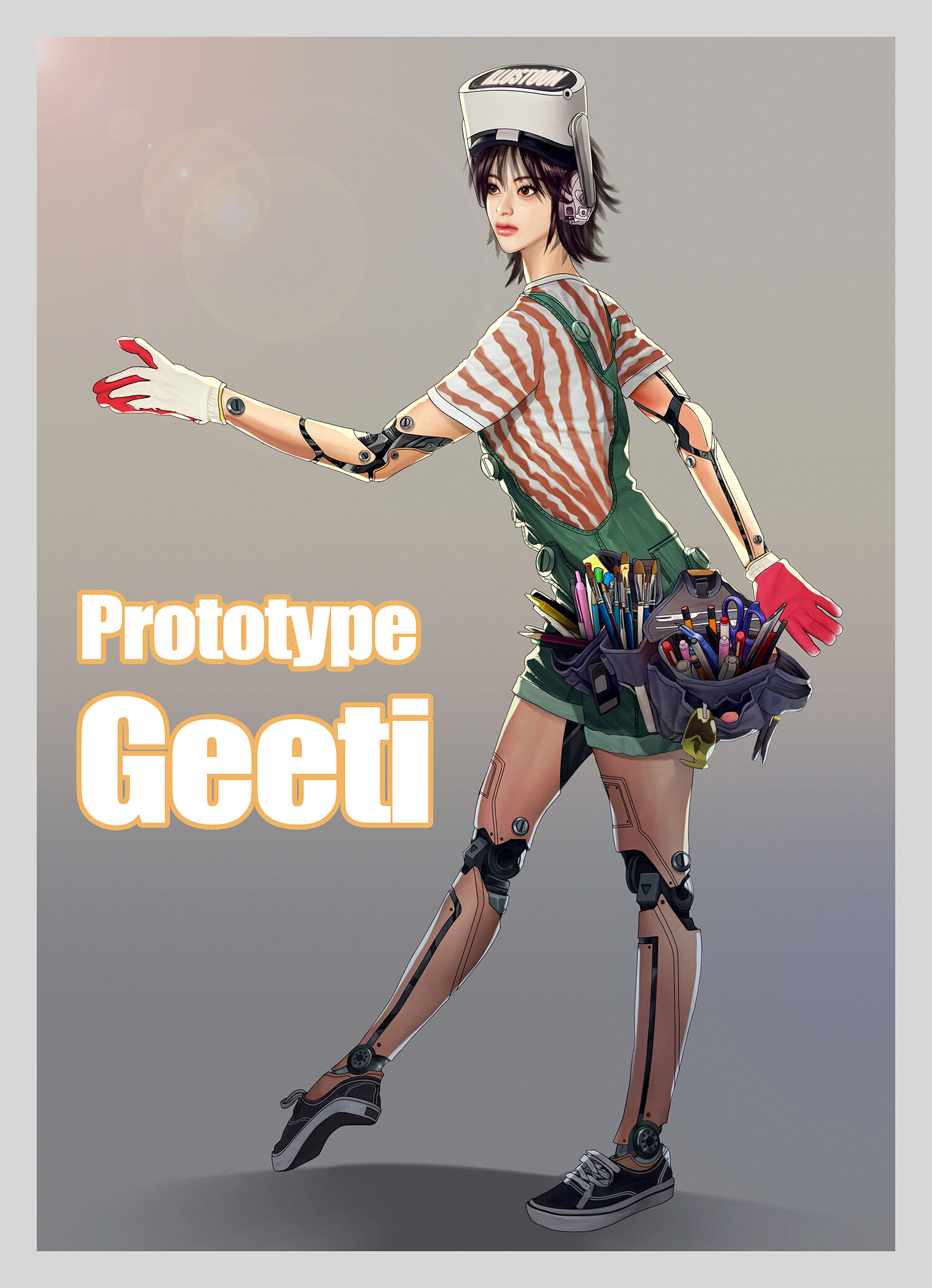 ArtStation - School Character 'Geeti'