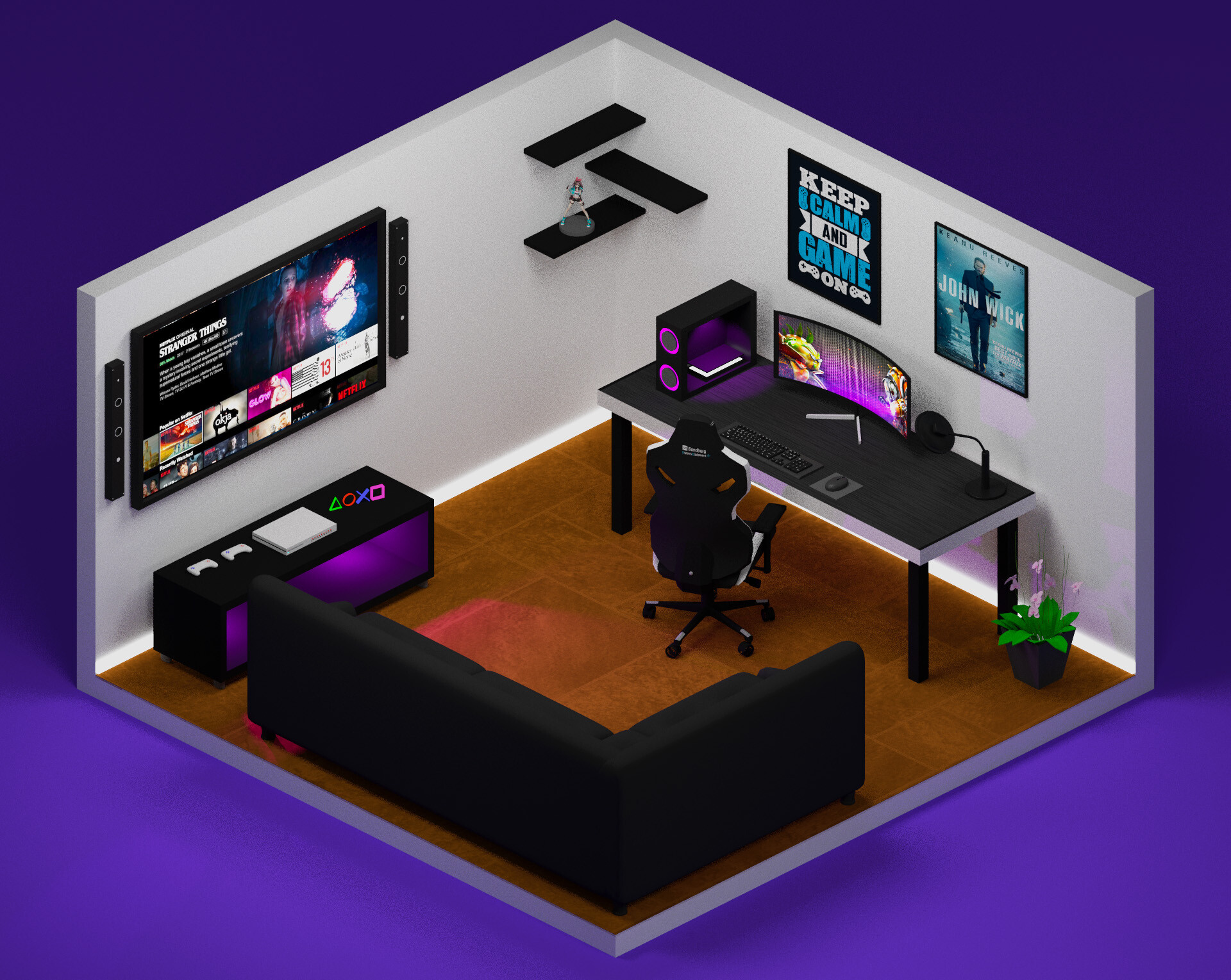 ArtStation - Gaming Lounge