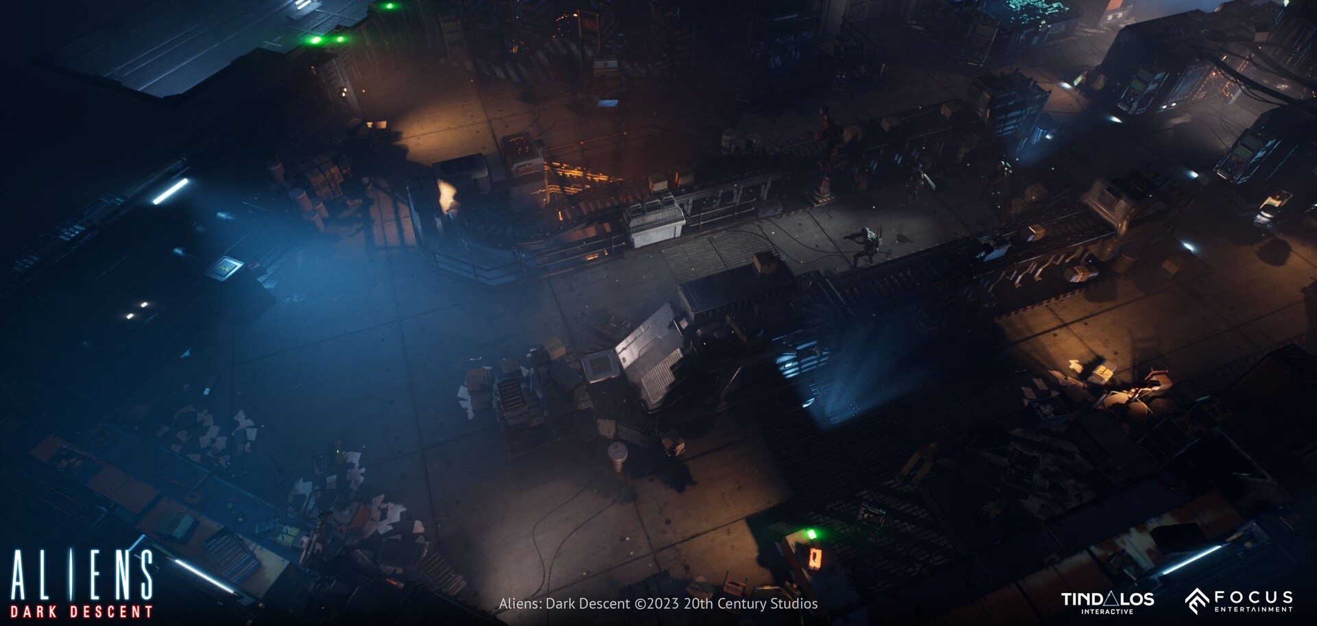 Yann Masson - Alien Dark Descent - Combo level art