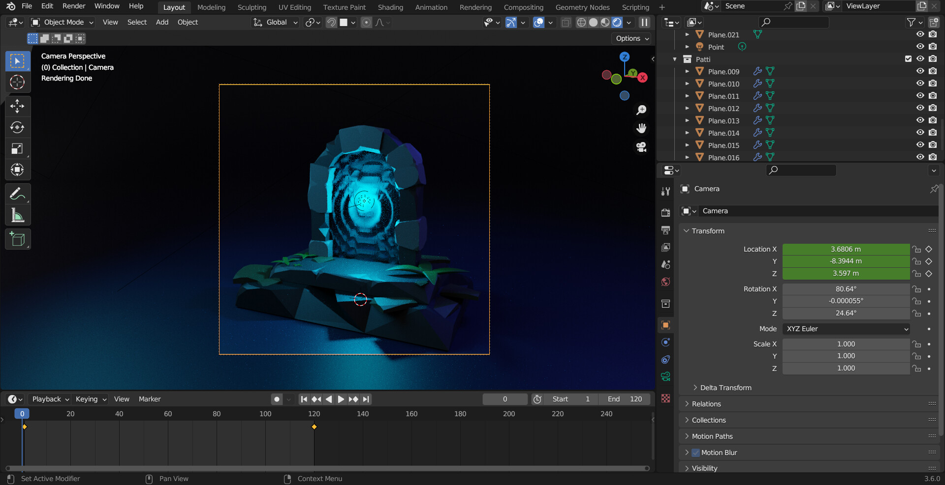 Piyush Patel - Teleport Portal - Blender