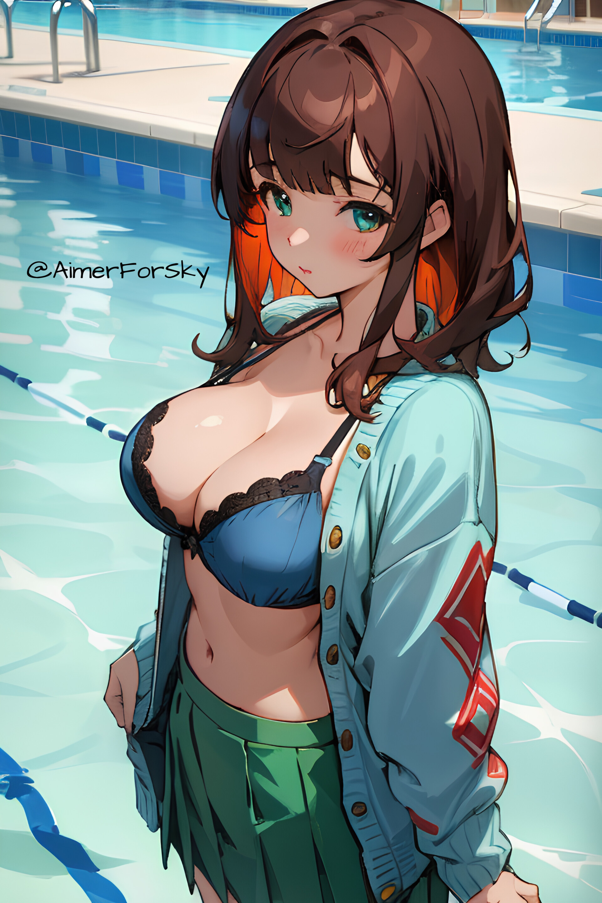 ArtStation - Pool girl