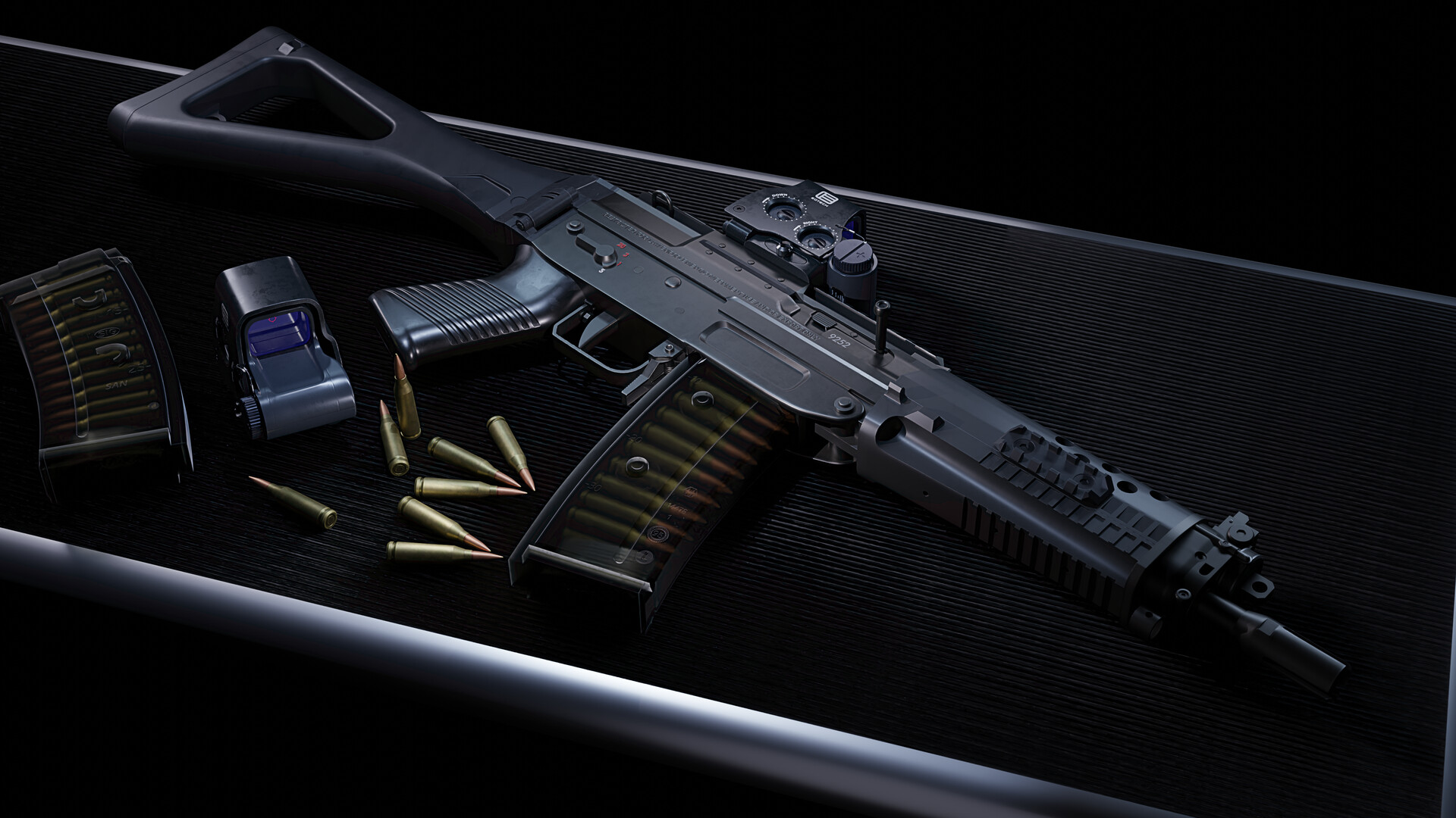 ArtStation - SIG 552 Commando(sub division)