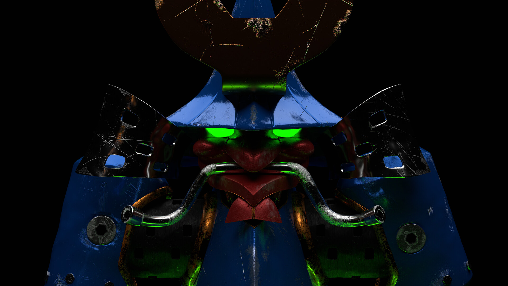 ArtStation - Staempunk Samurai