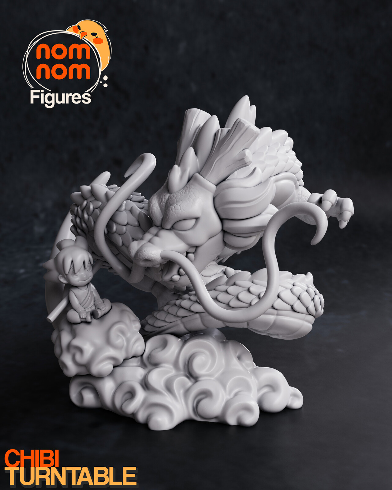 NomNom Figures - Chibi Shenron with Goku