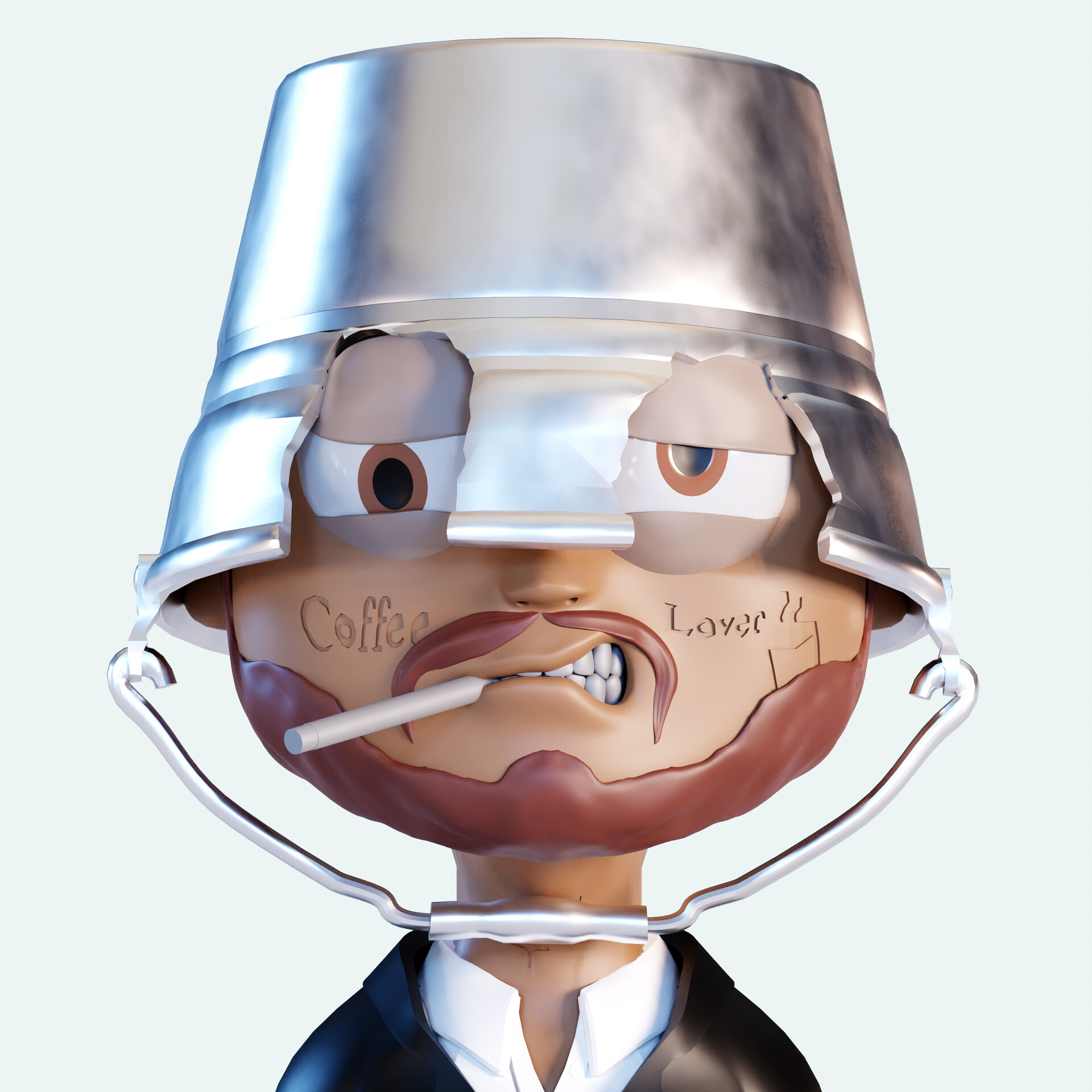 ArtStation - 3D Bucket Head