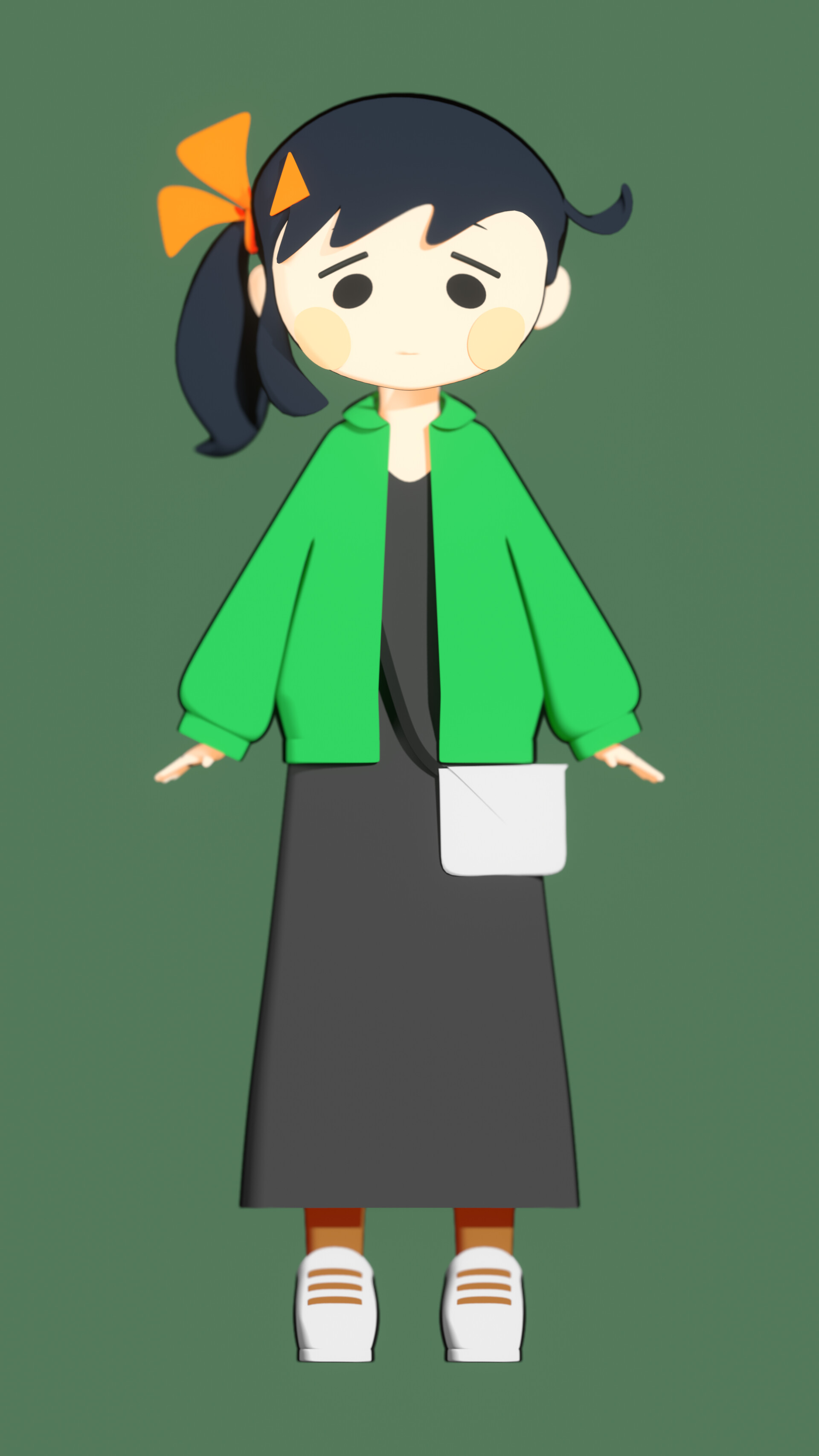 ArtStation - Cute Girl Modeling in Blender