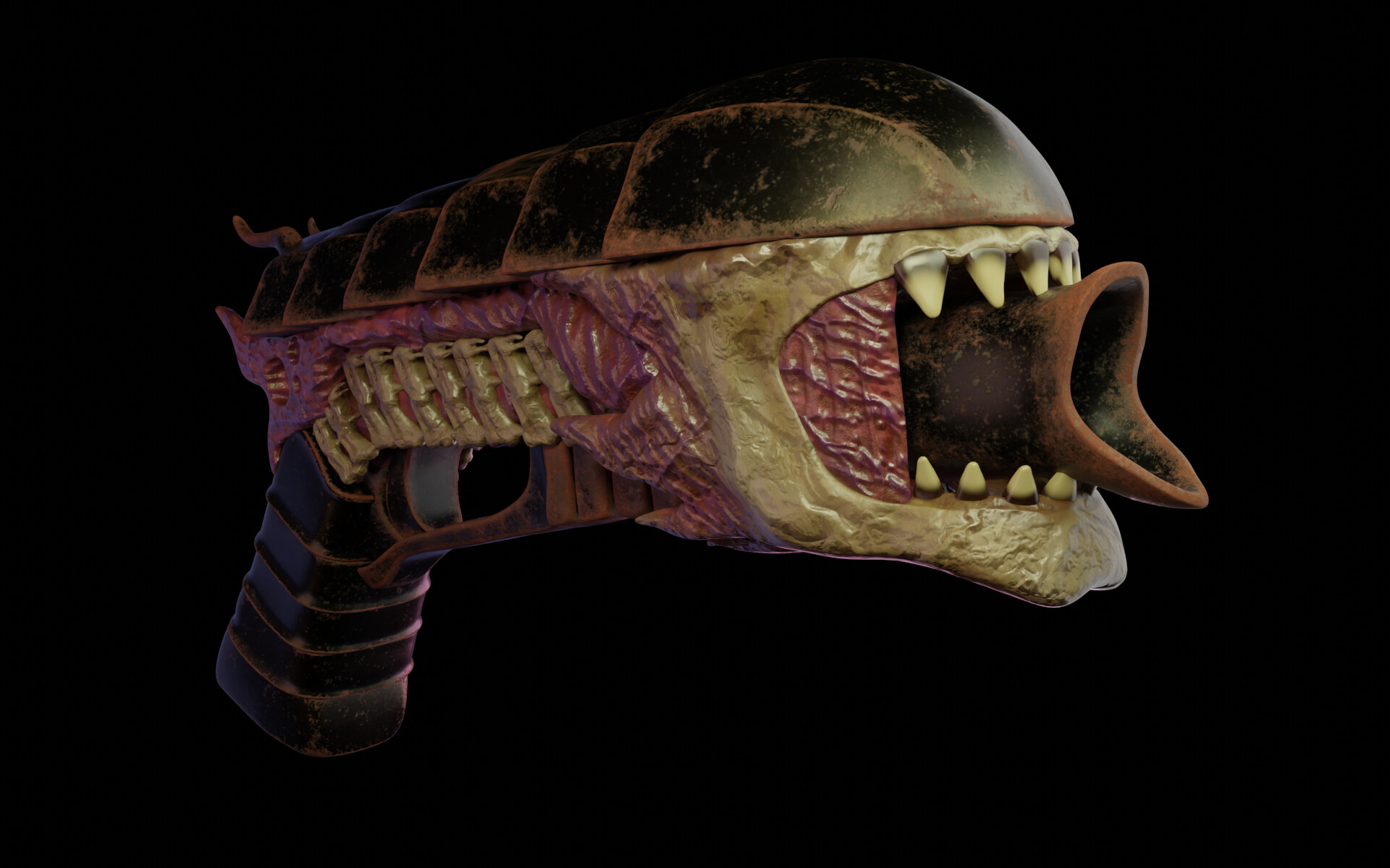 ArtStation - Gun Alien