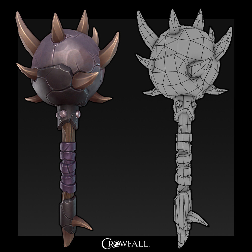 ArtStation - Crowfall - Weapon Asset