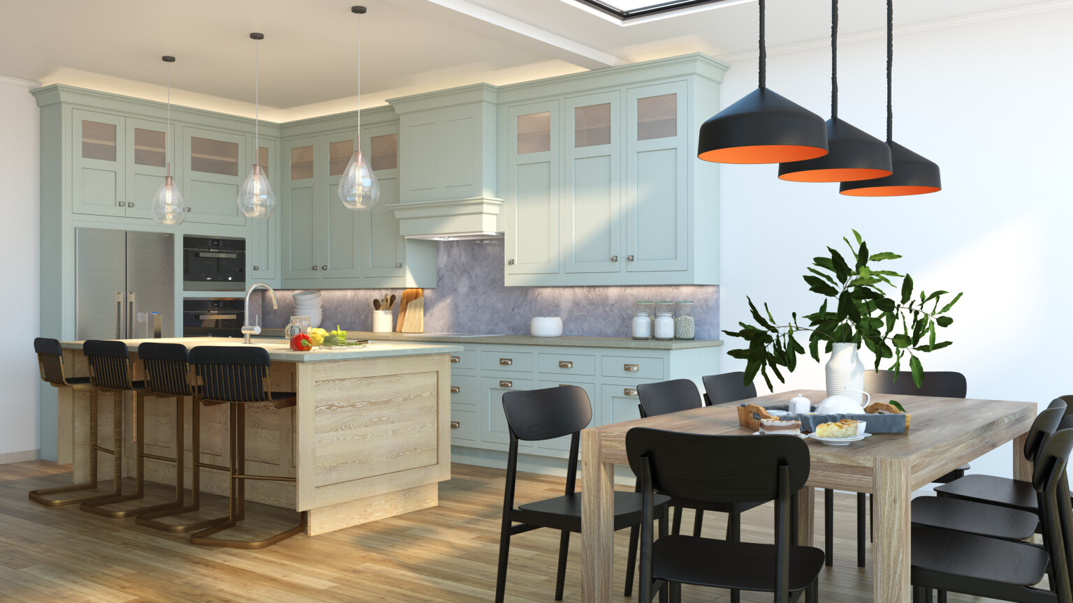 ArtStation - Atmospheric visualization of the kitchen