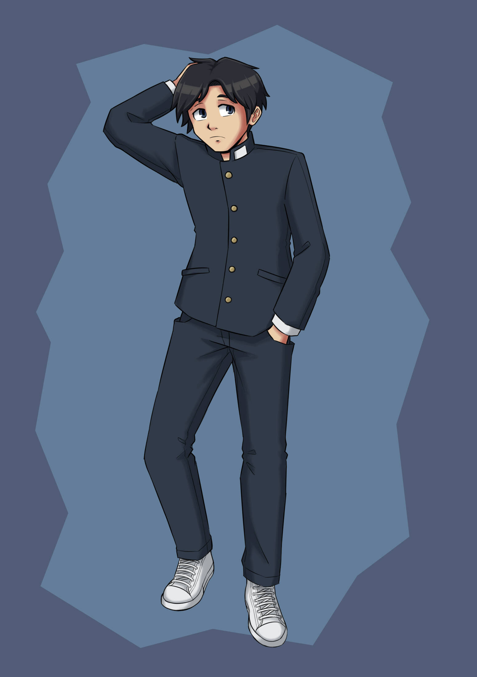 how to draw characters for a visual novel