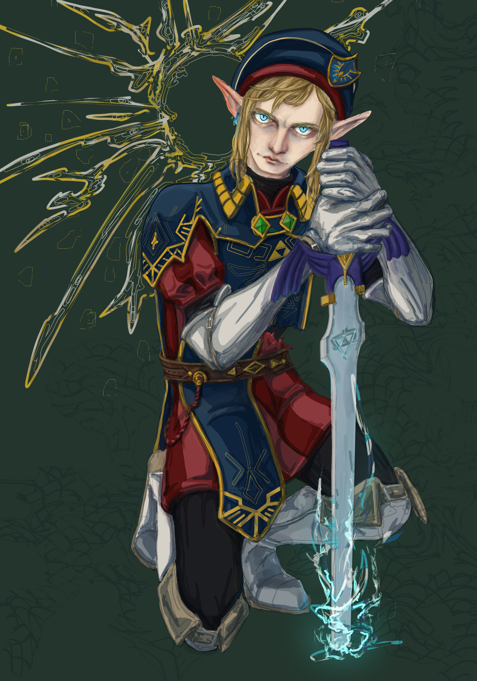 ArtStation - His gaze pierced the heart / Его взгляд пронзал сердце