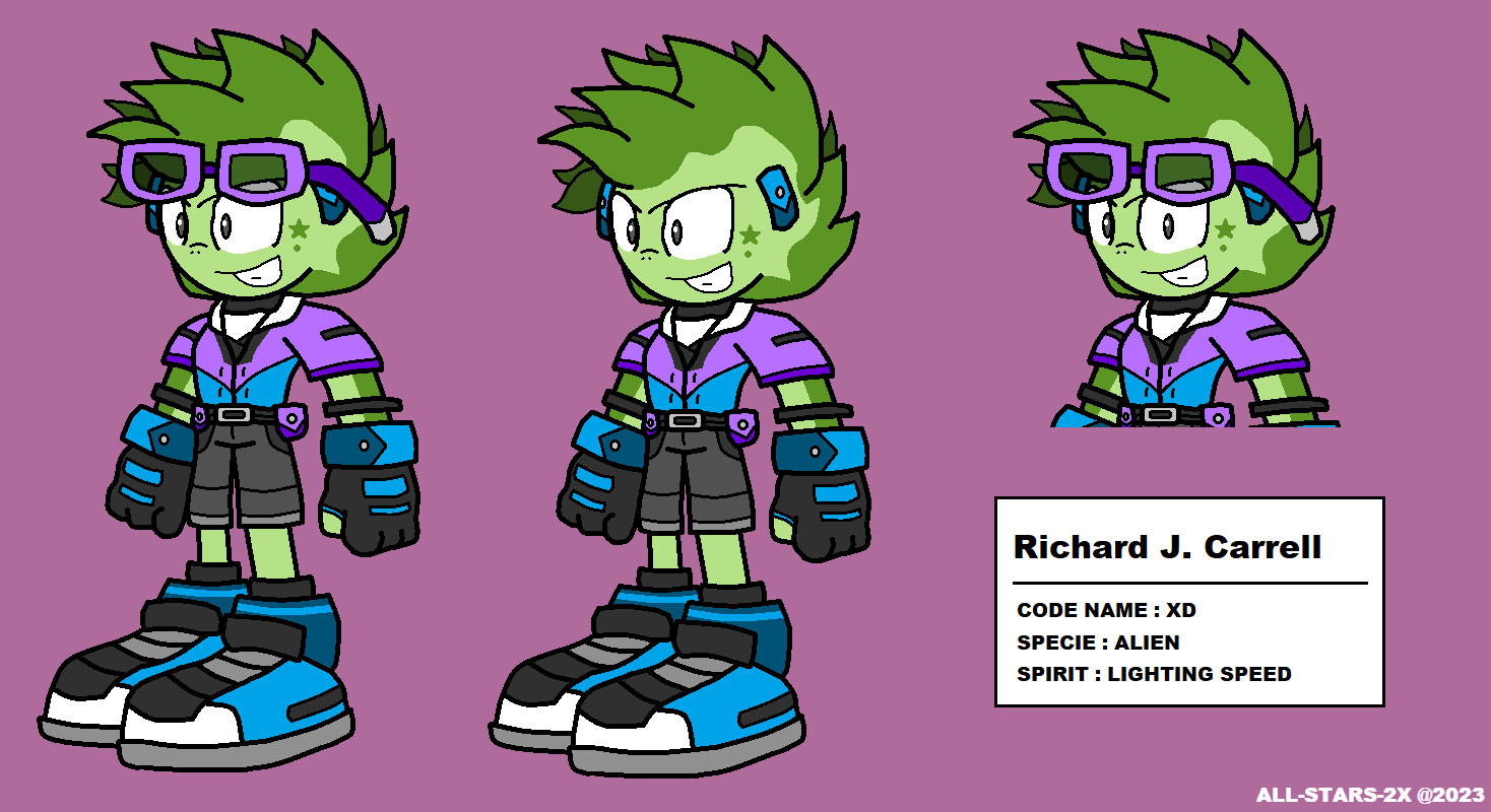 ArtStation - My Main Character - Richard J. Carrell the Alien