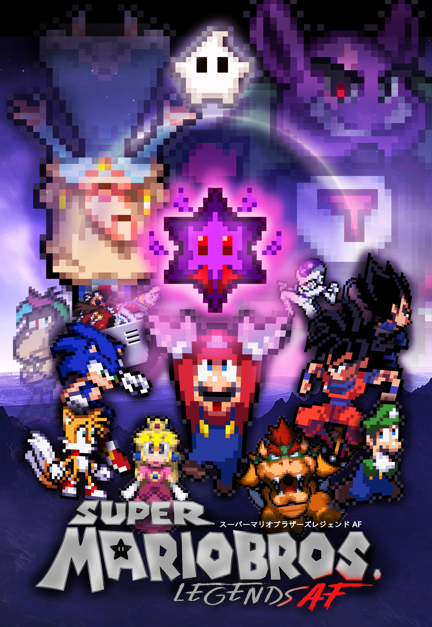 ArtStation - Super Mario Bros. Legends AF - Poster