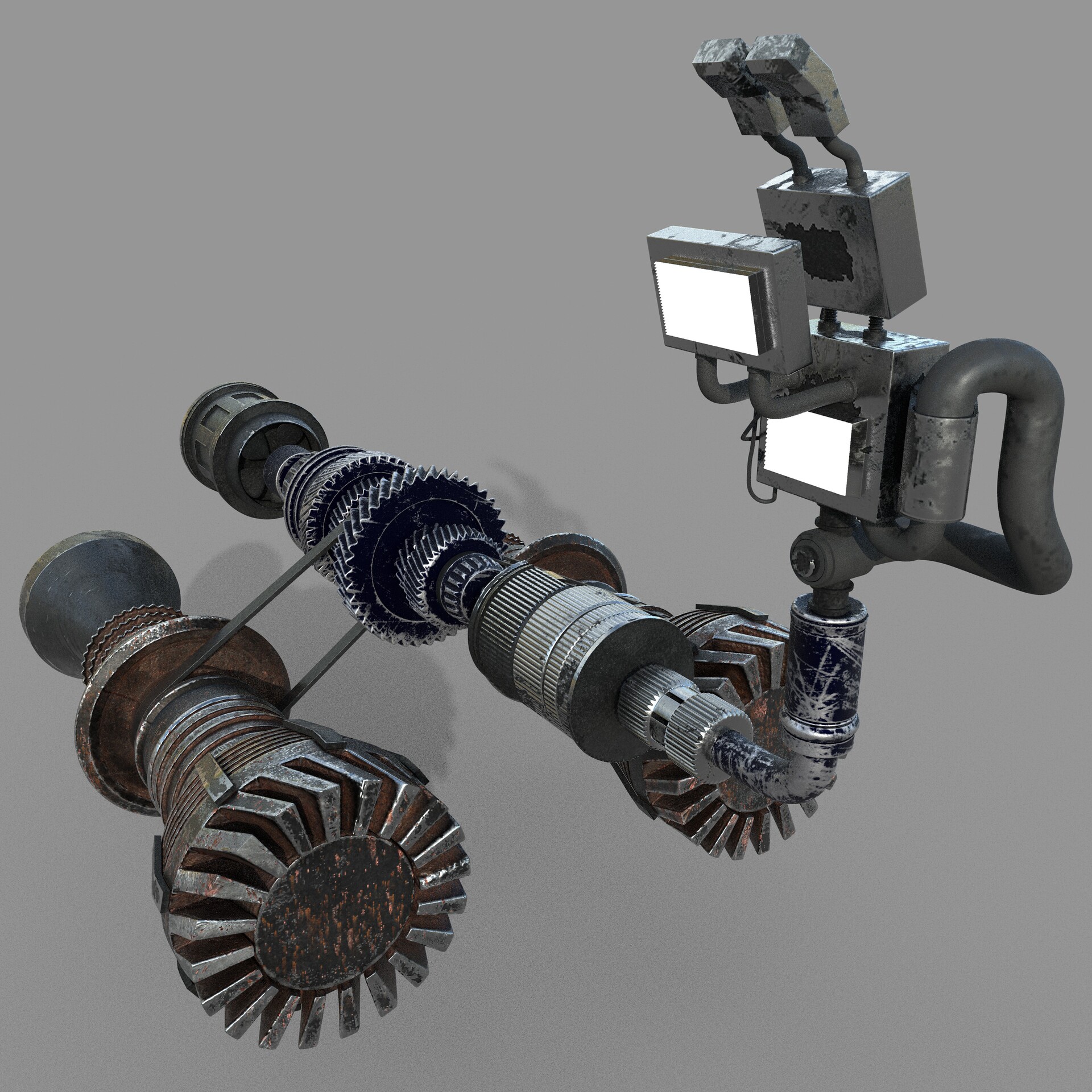 ArtStation - 3D Modeling / motor / prop / Pros Assets / hard surface ...