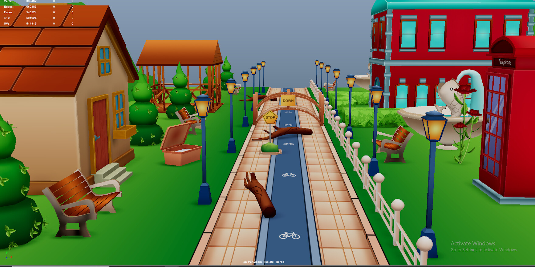 ArtStation - Run game environment and tracks