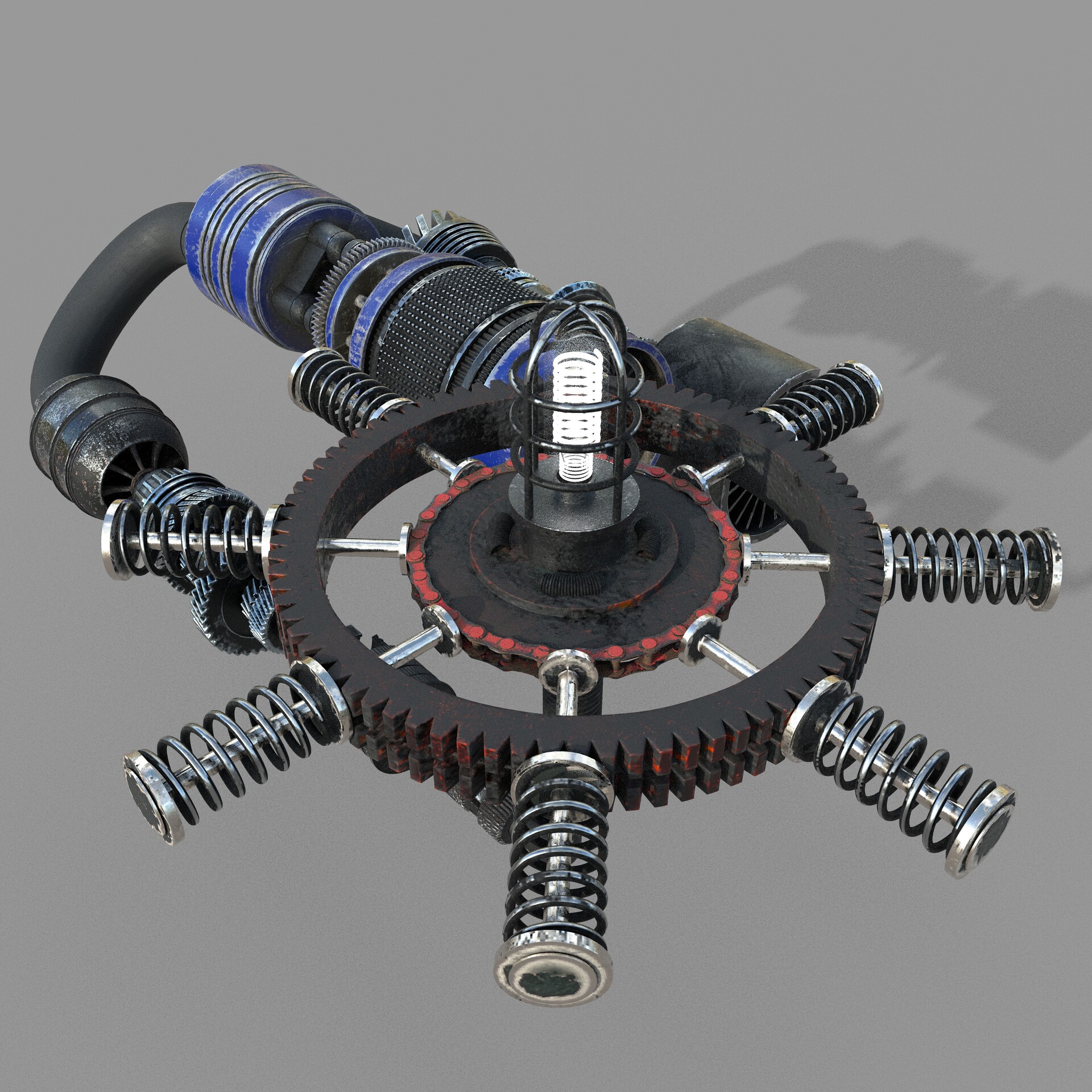 ArtStation - 3D Modeling / motor / prop / Pros Assets / hard surface / Maya prop / Maya hard ...