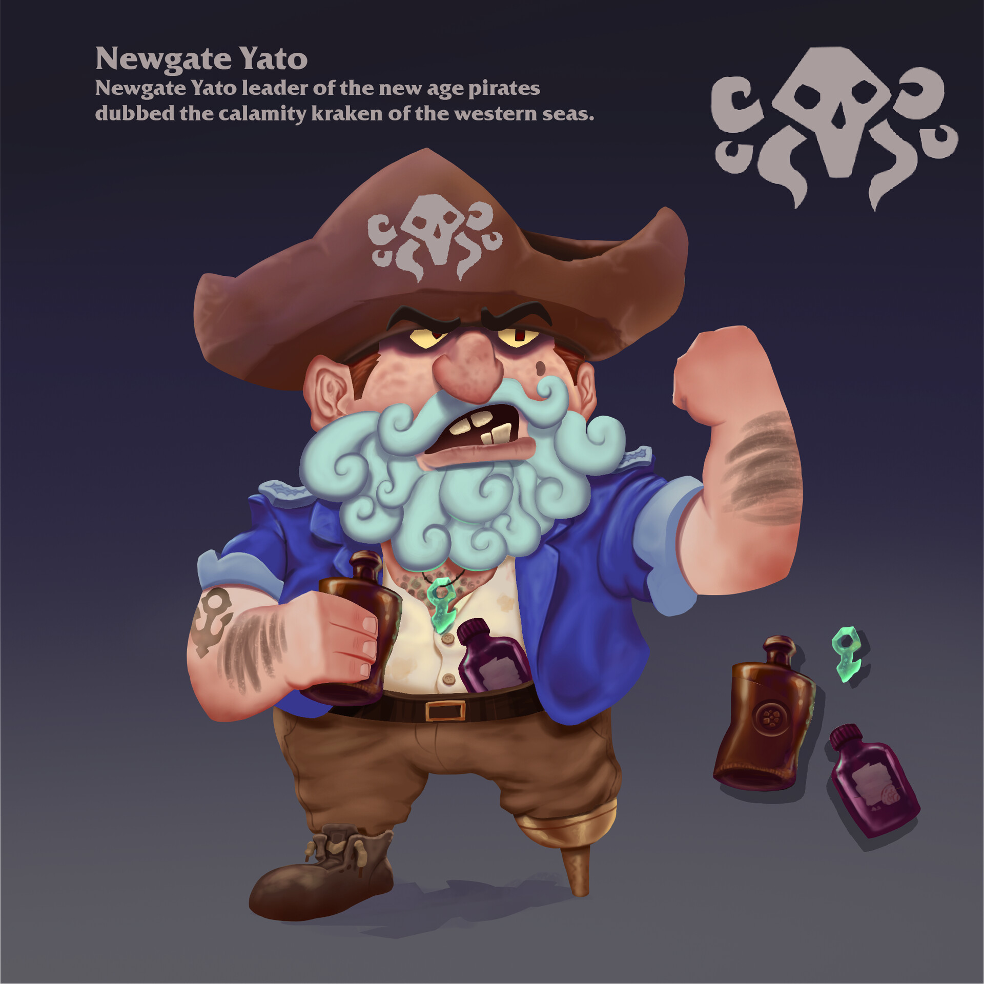 ArtStation - Pirate - Stylized character