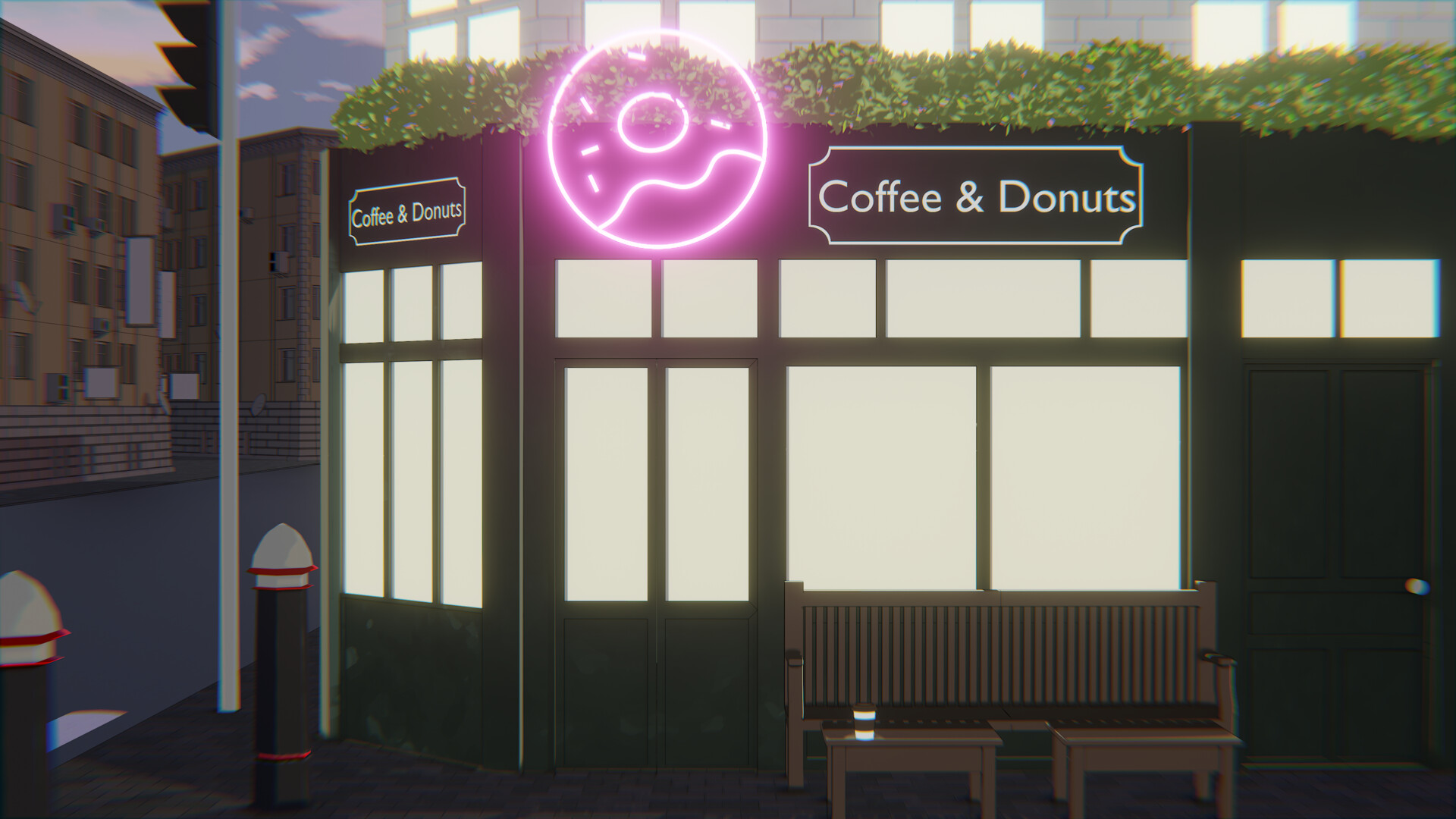ArtStation - Coffee & Donuts