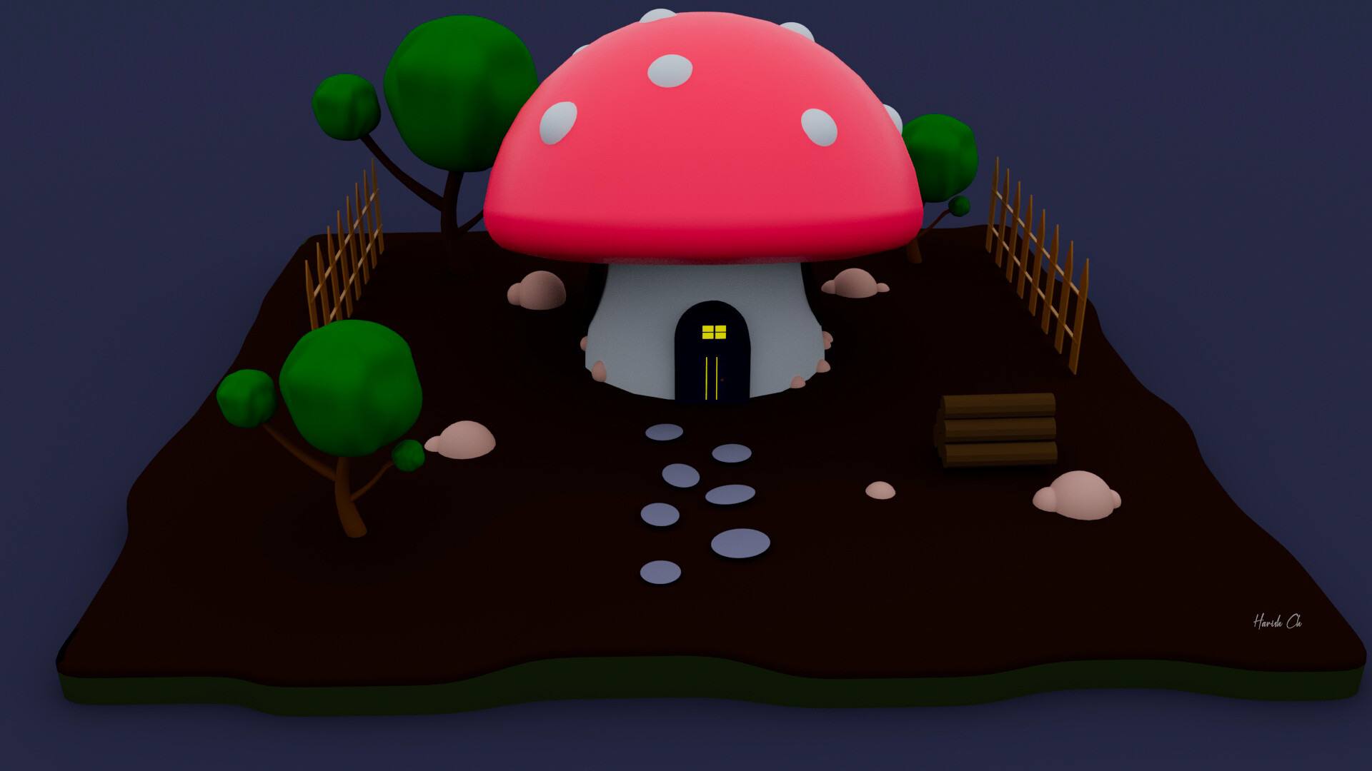 ArtStation - Mushroom House