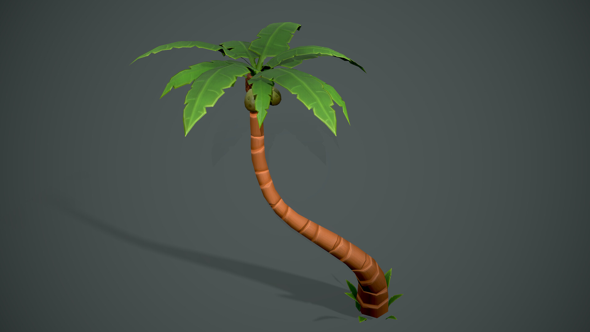 ArtStation - Stylized Palm Tree