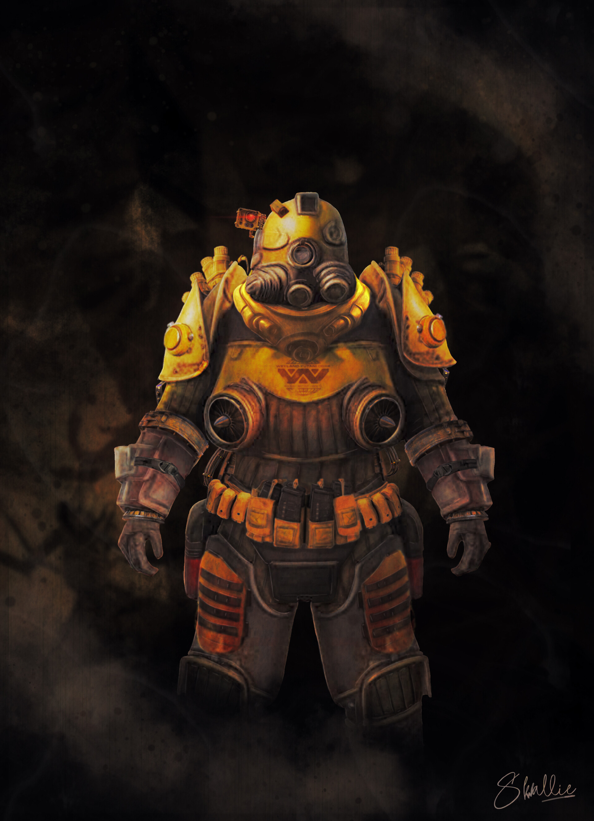 ArtStation - Aliens : Weyland Yutani Space Suit