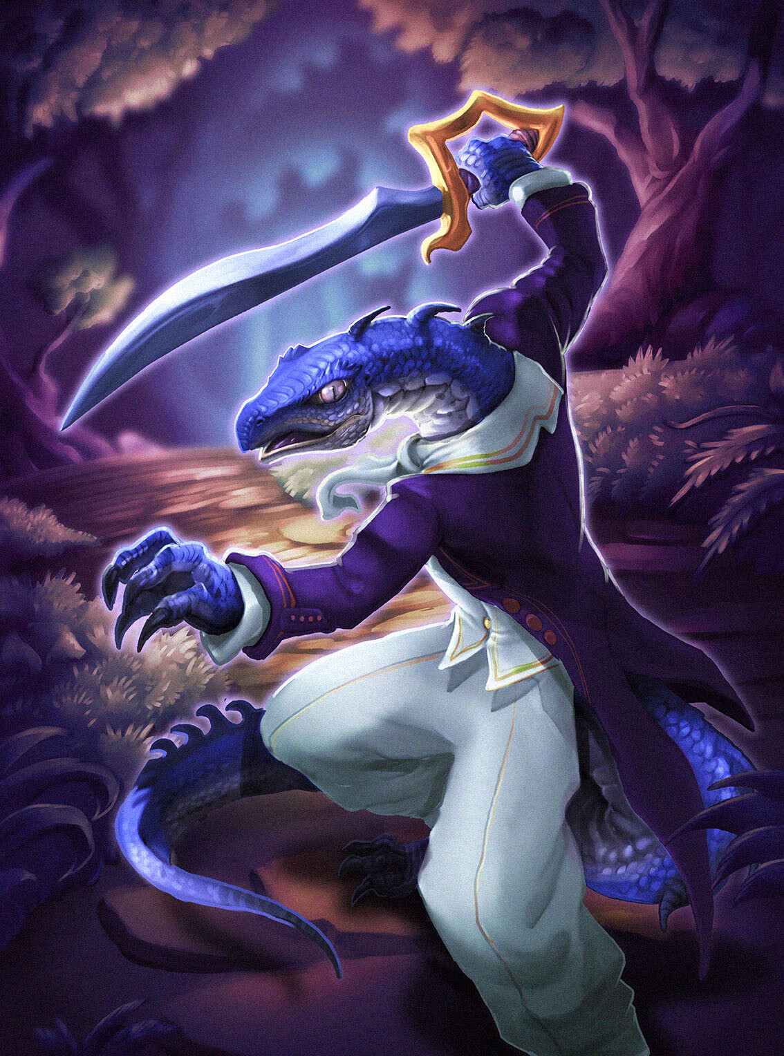 ArtStation - Fencer Lizard Man