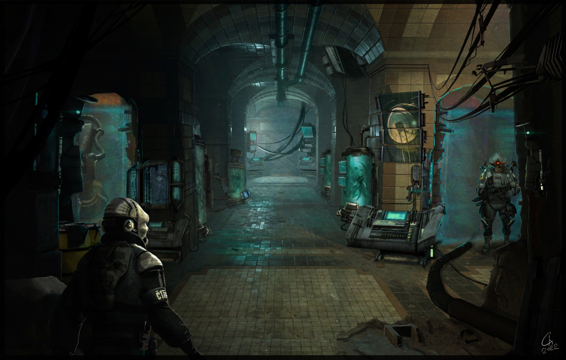 Old Laboratory Concept Art Conserving A 400 Year Old Tapestry In A New