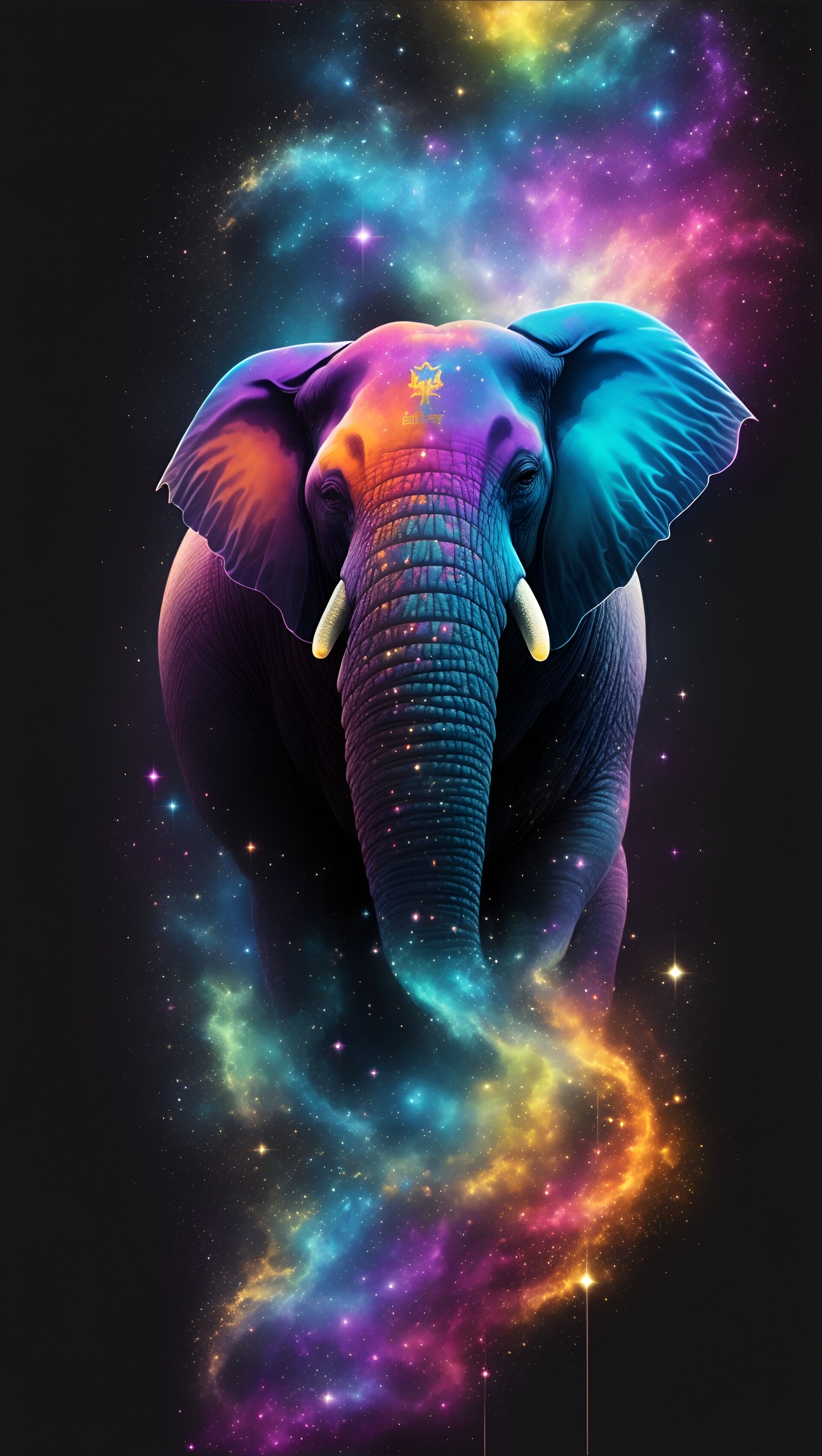 ArtStation - Nebulosa Galaxy King Indian Elephant