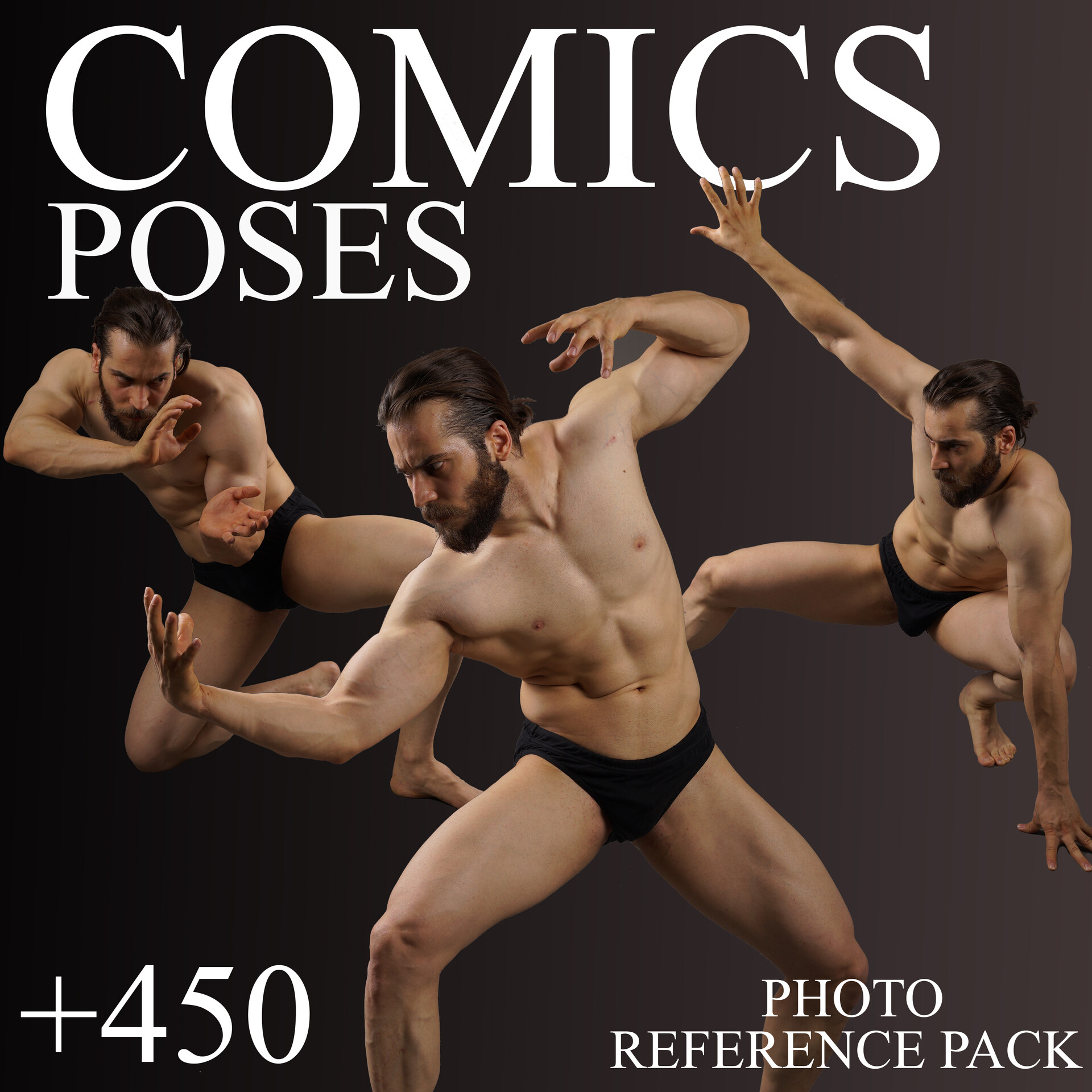 ArtStation - 450+ Comic Poses Reference Pack