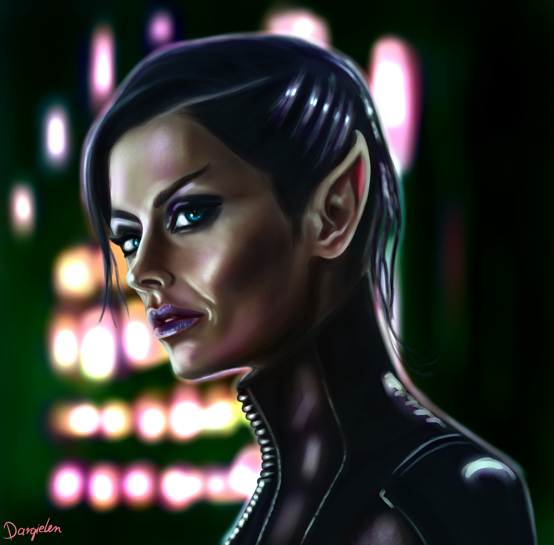 ArtStation - Romulan agent - portrait