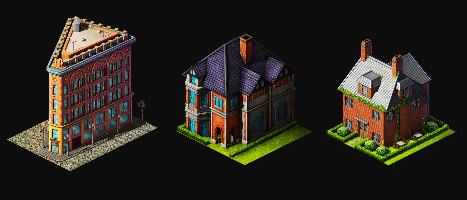 ArtStation - Building Isometric Asset