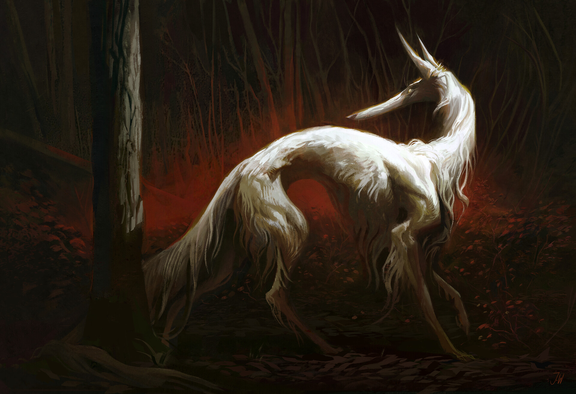 ArtStation - The White Dog