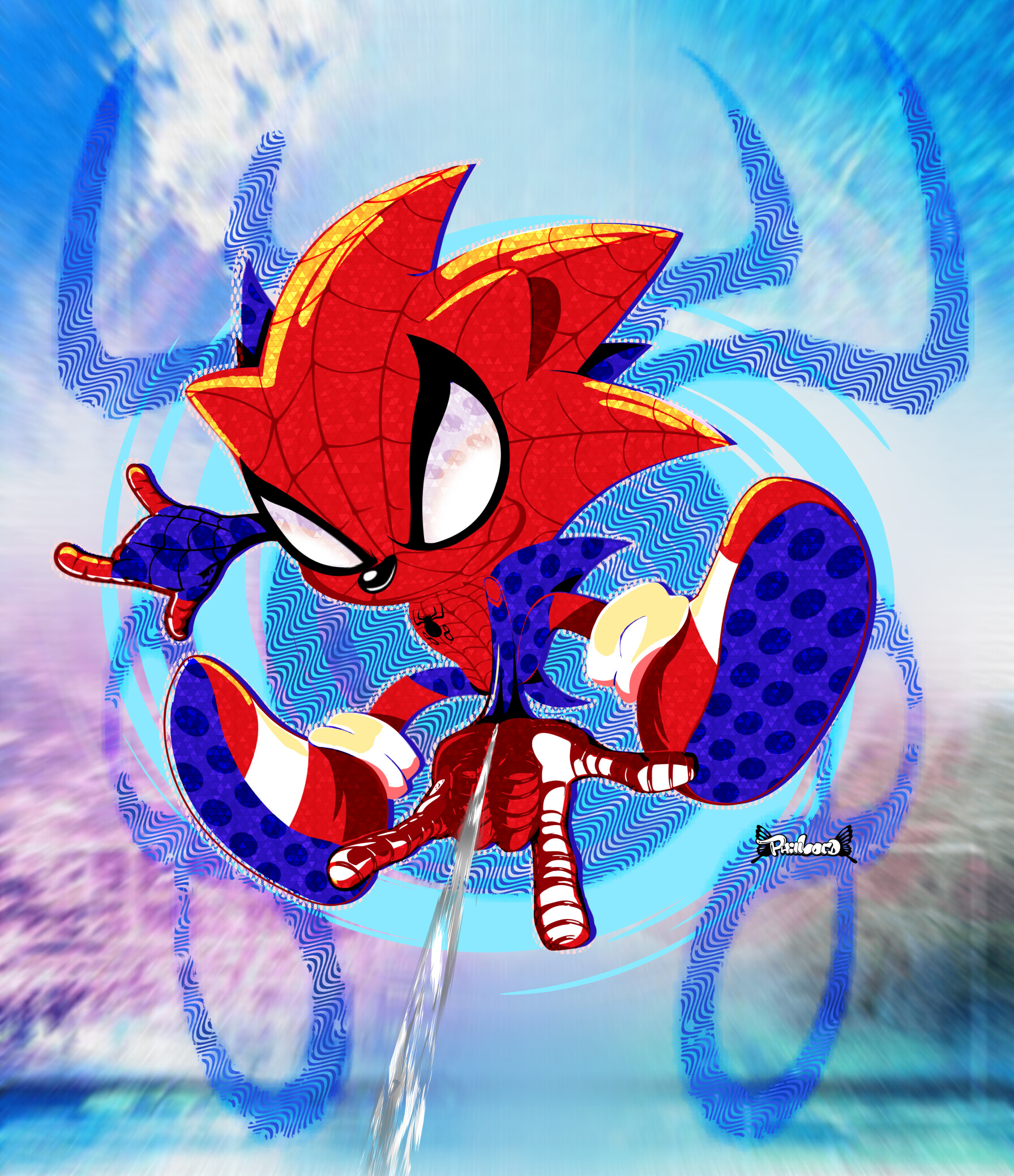 ArtStation - Spider Sonic