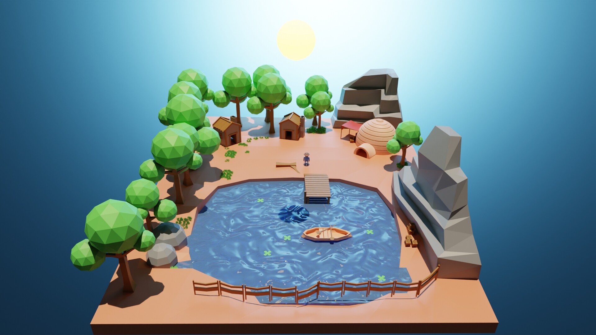 ArtStation - Lowpoly world