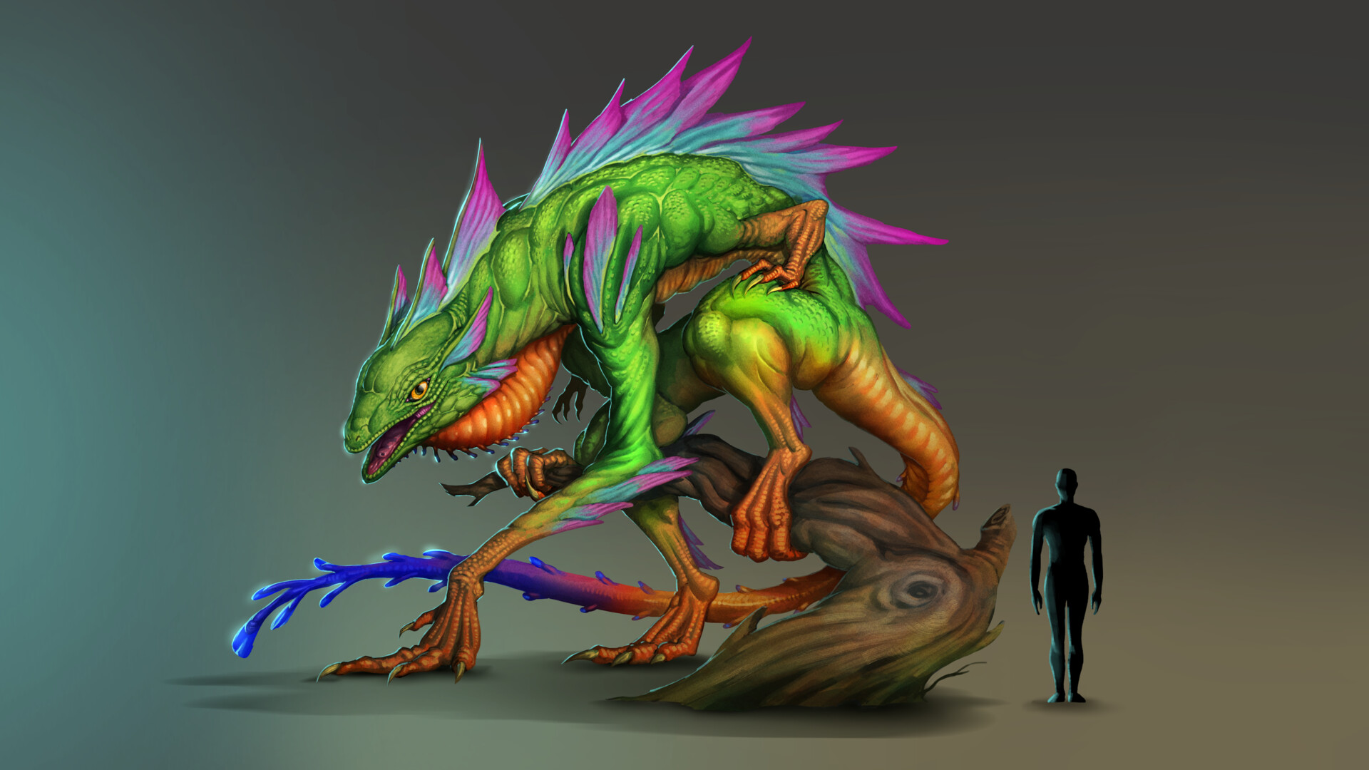 ArtStation - Creature Design - Forest World Chameleon