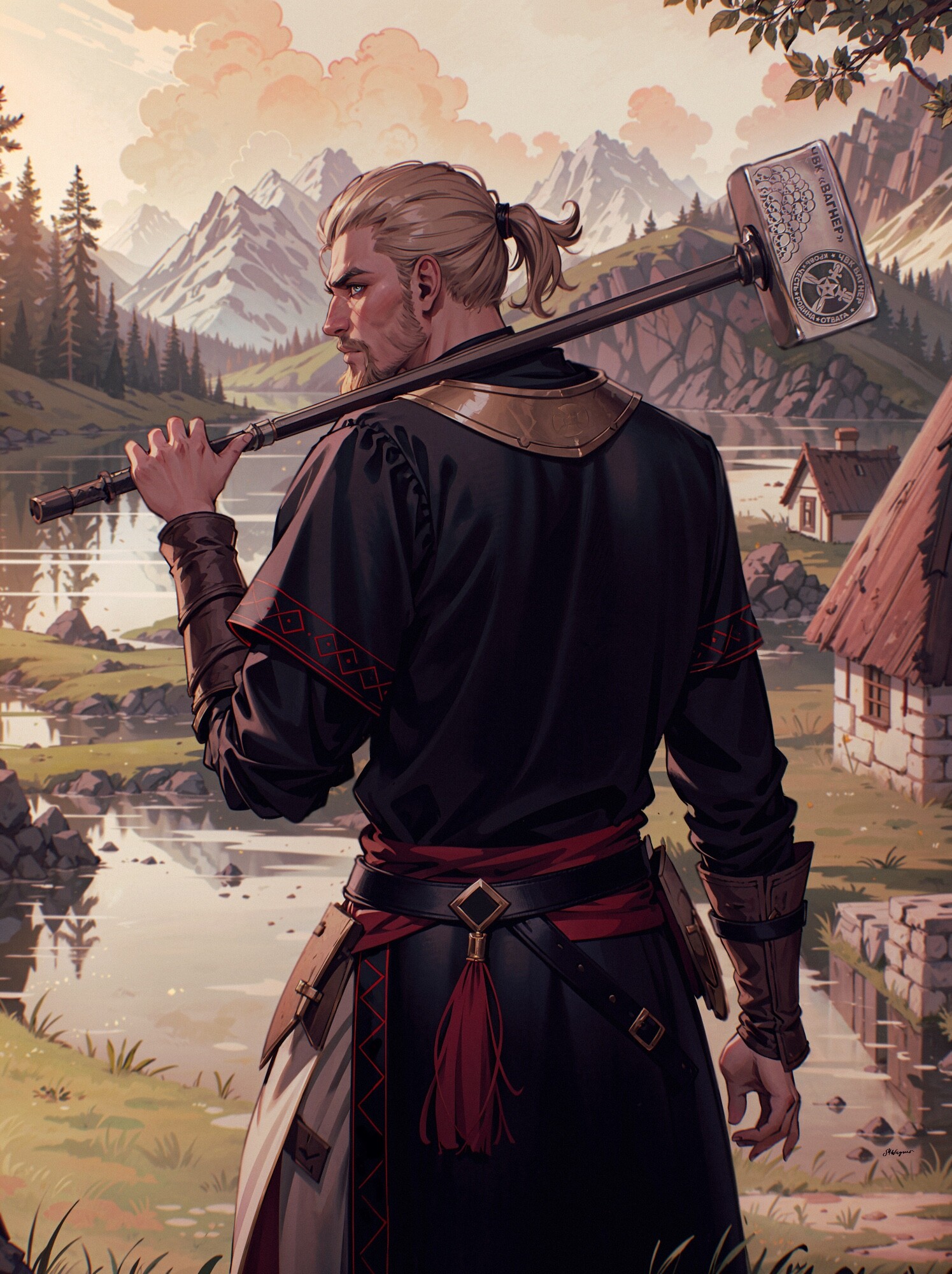 ArtStation - To be a warrior - to live forever