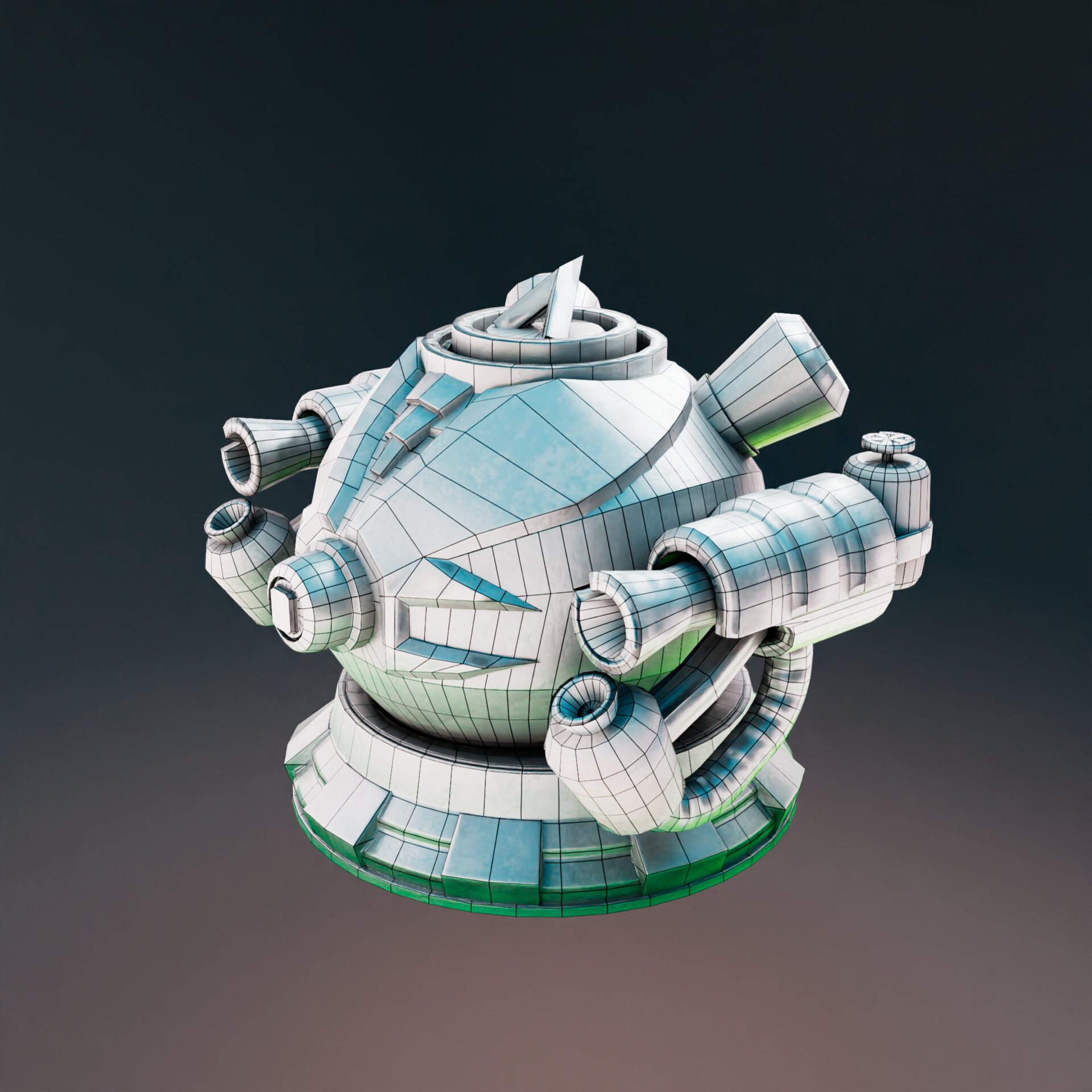 Yavuz Tugay Isdas - Cannon/Flame Towers and Cannon Base