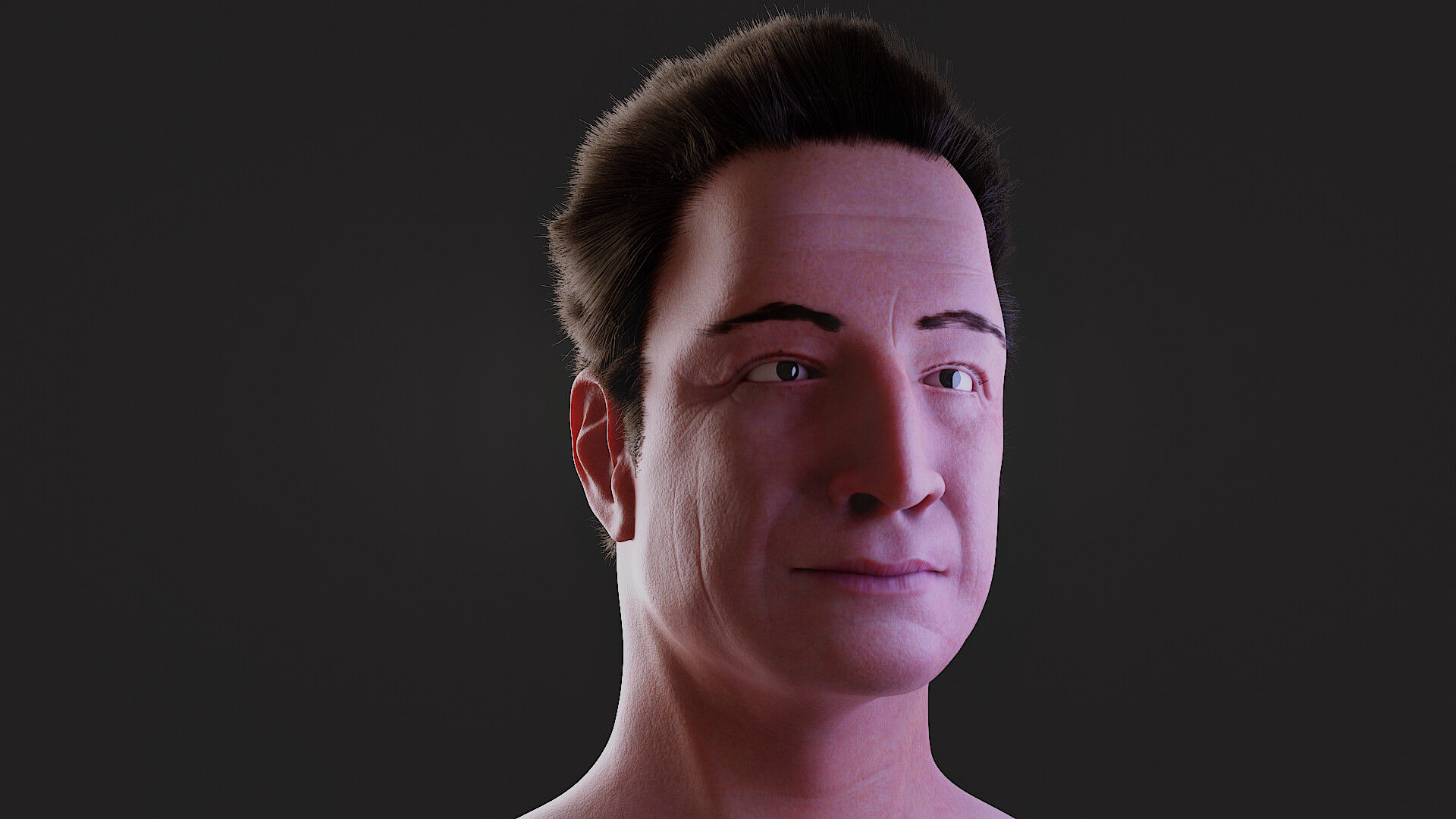 ArtStation - Nathan Fillion - Head Sculpt