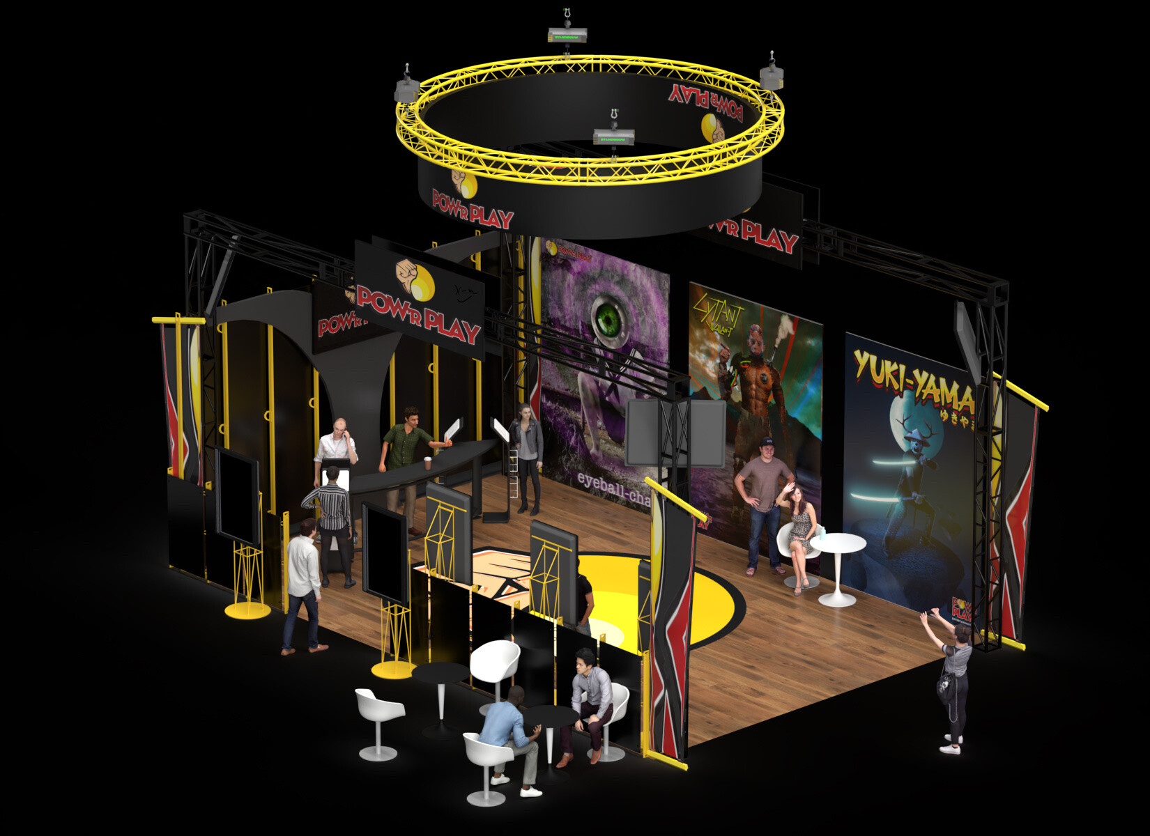 ArtStation - Matt Muncey’s 3D Trade show booth