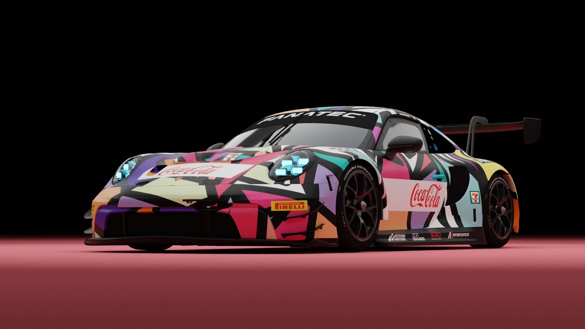ArtStation - Porsche 911 GTE RSR Coca Cola livery