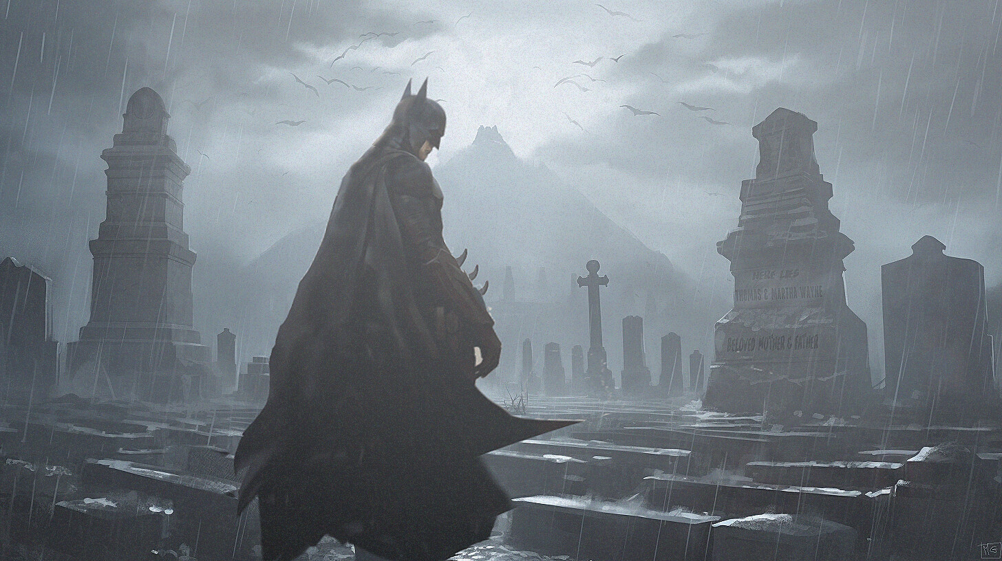 ArtStation - Batman At Grave