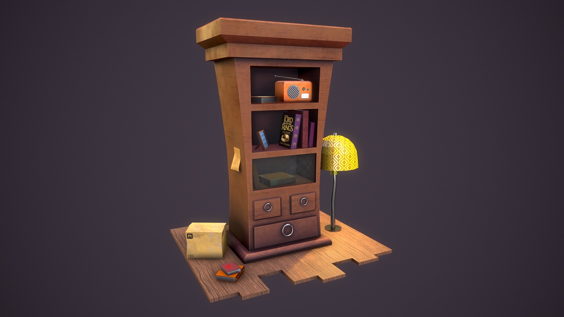 ArtStation - Stylized Cupboard