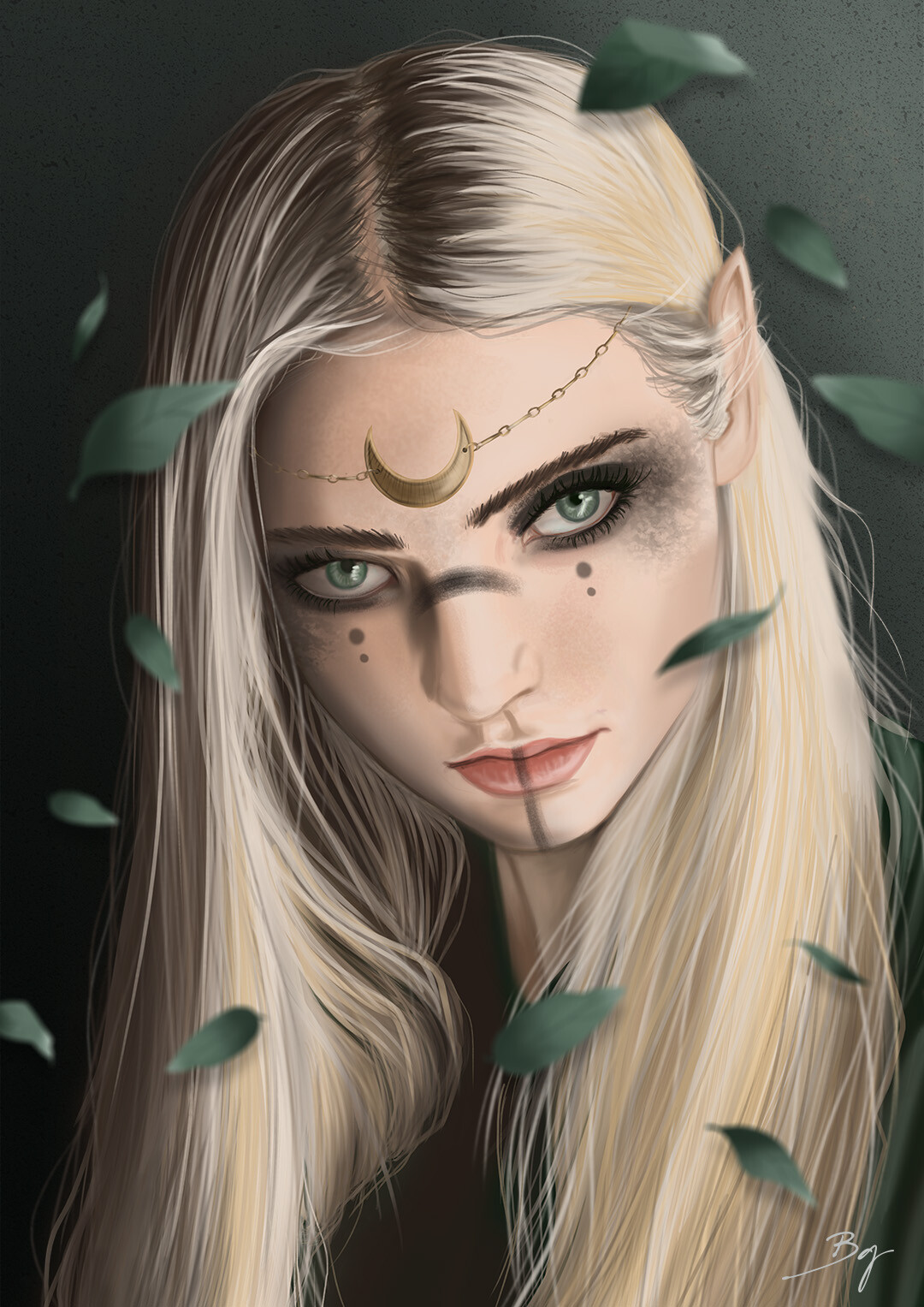 ArtStation - Elf portrait