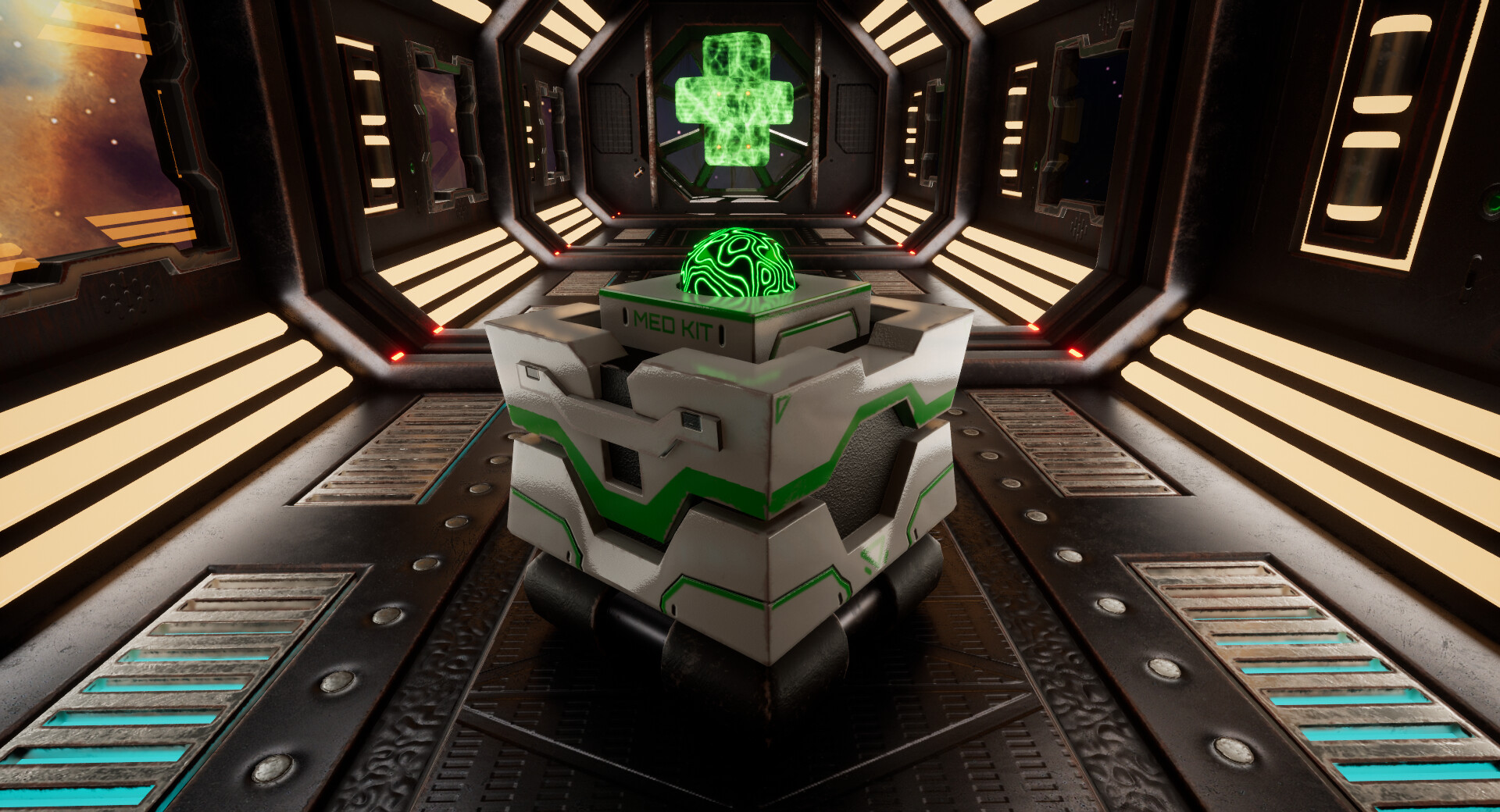 ArtStation - Sci-Fi Healing Station 3D Model