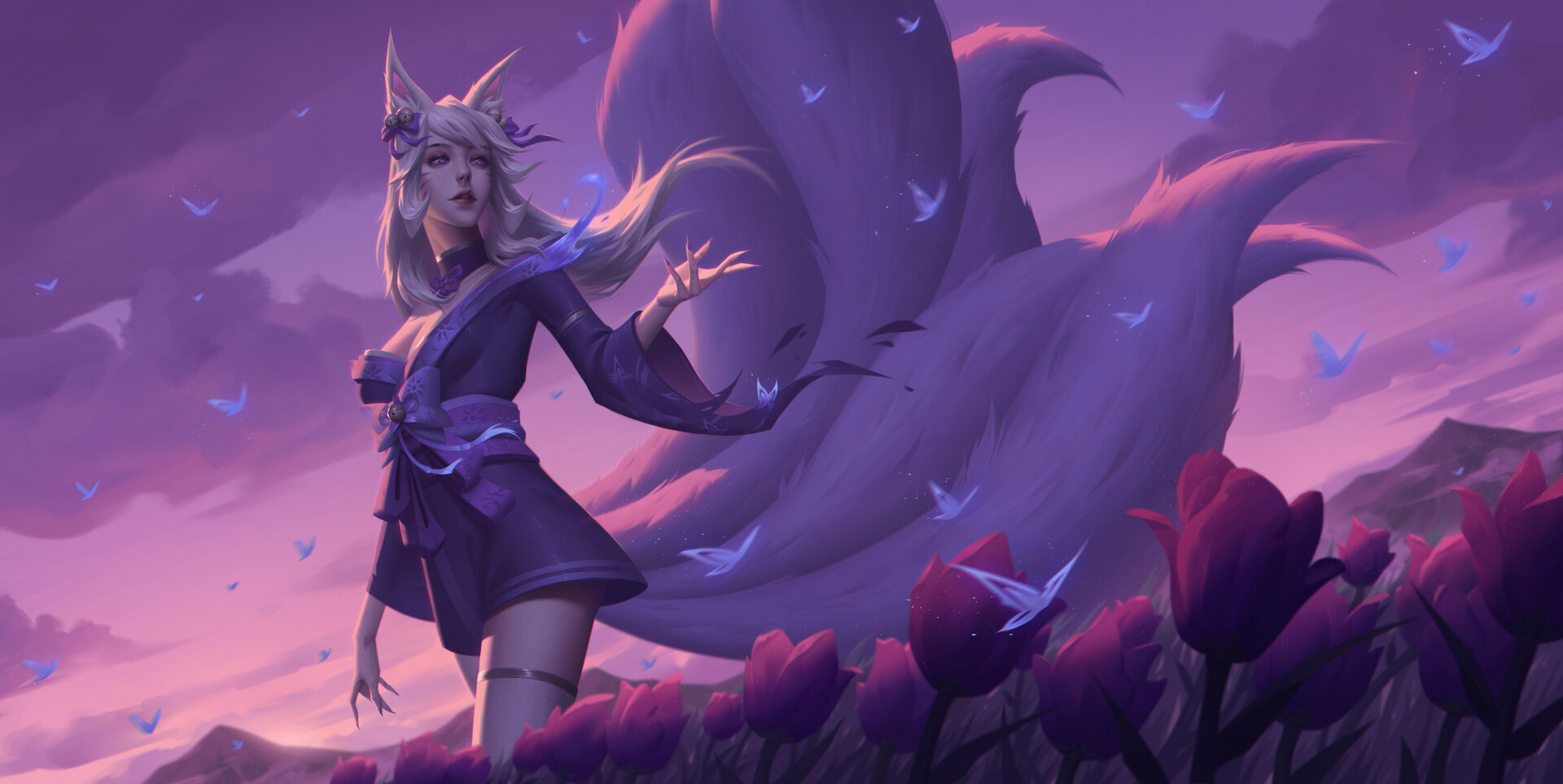 ArtStation - Spirit Blossom Ahri（FanArt）